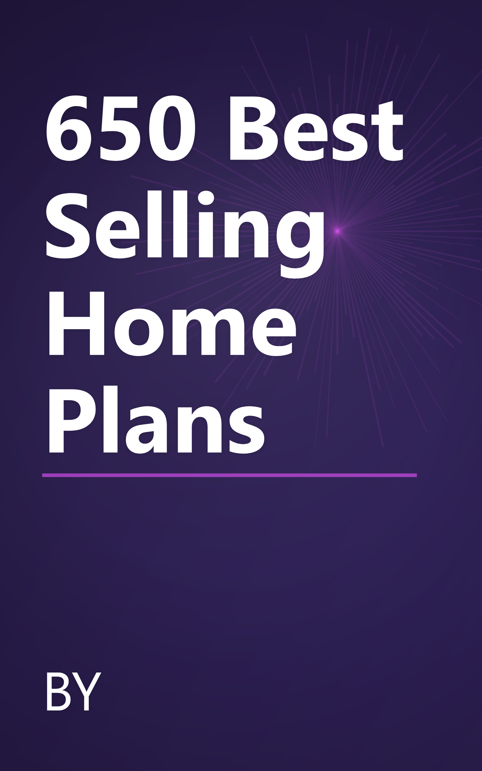 650 Best Selling Home Plans book cover