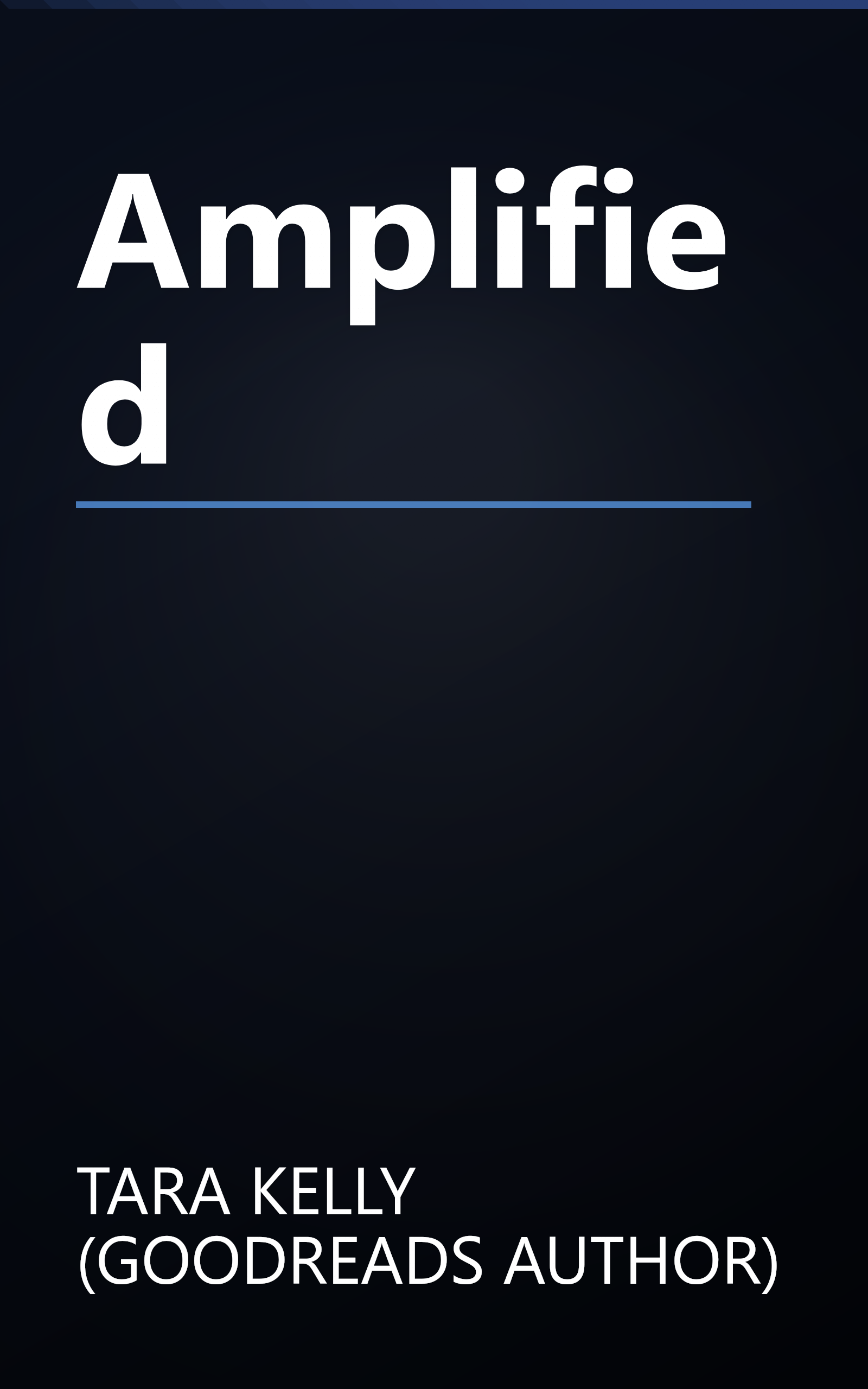 Amplified book cover