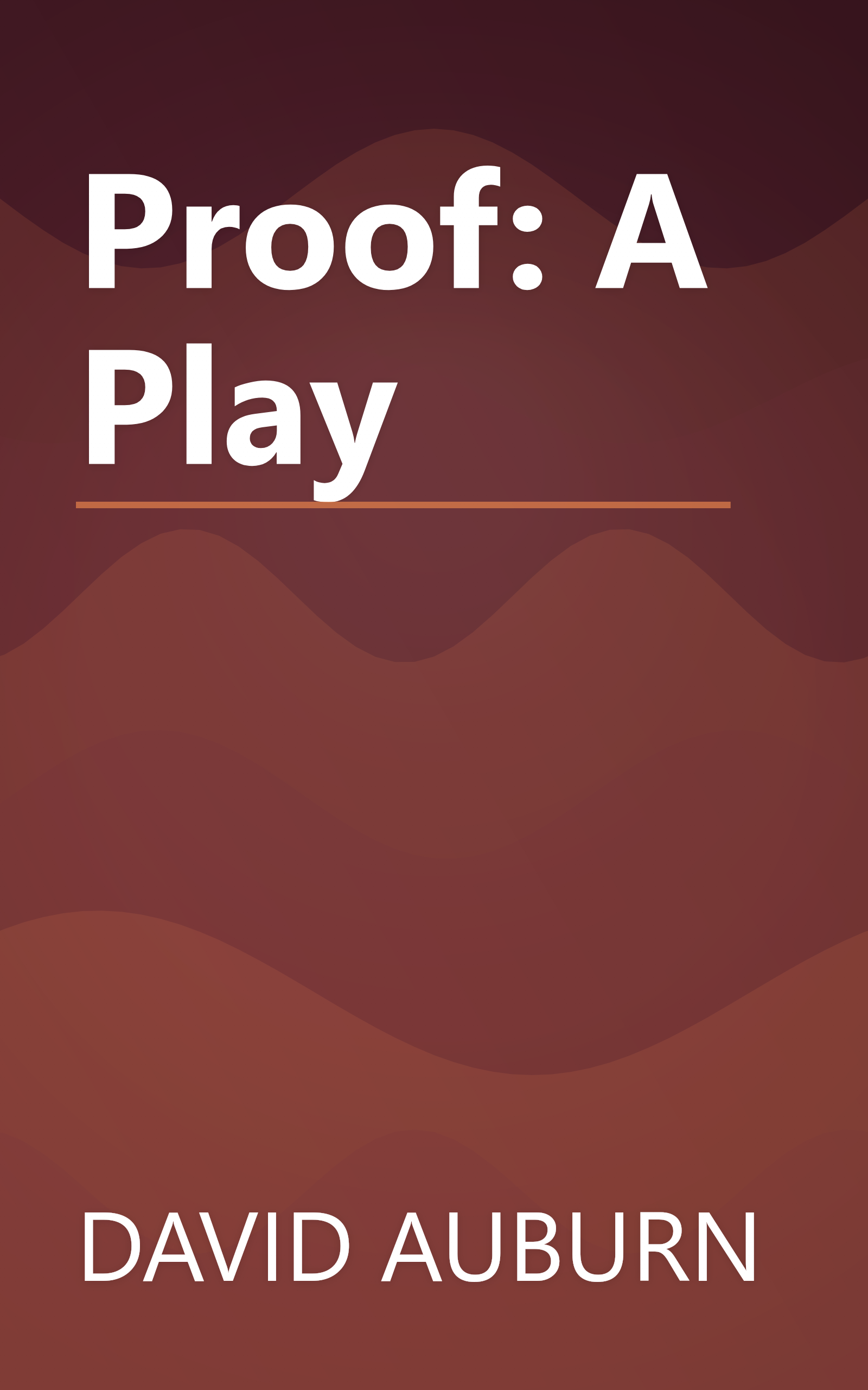 Proof: A Play book cover