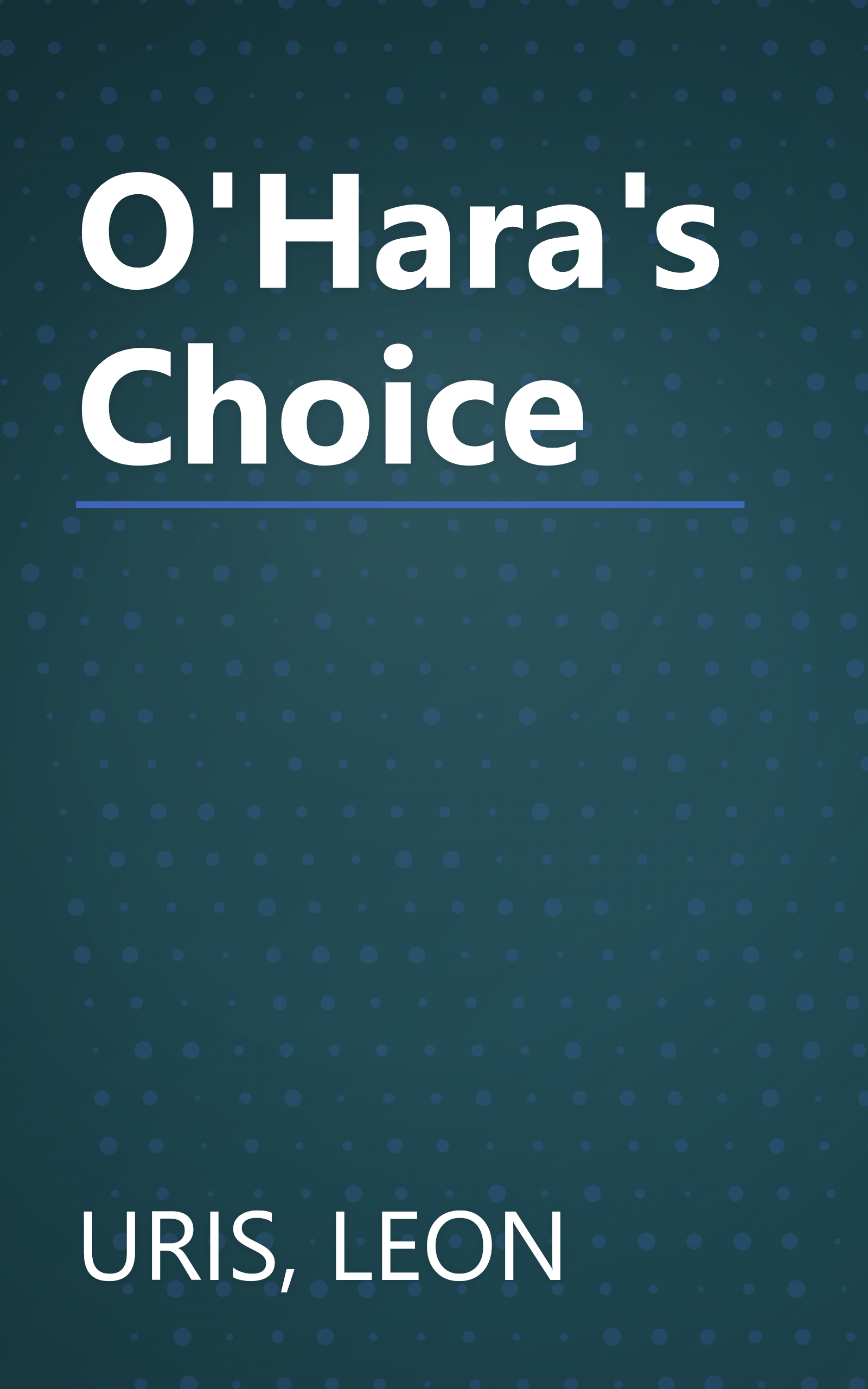 O'Hara's Choice book cover