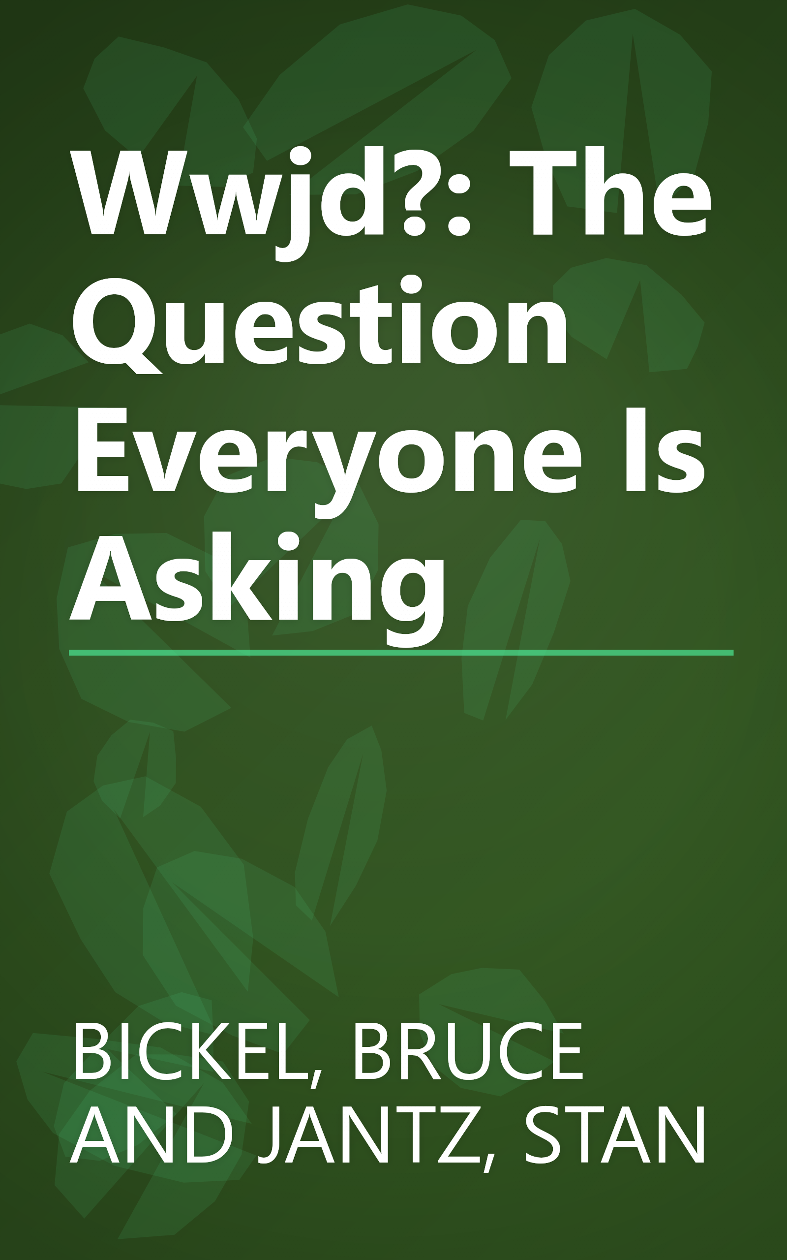 Wwjd?: The Question Everyone Is Asking book cover