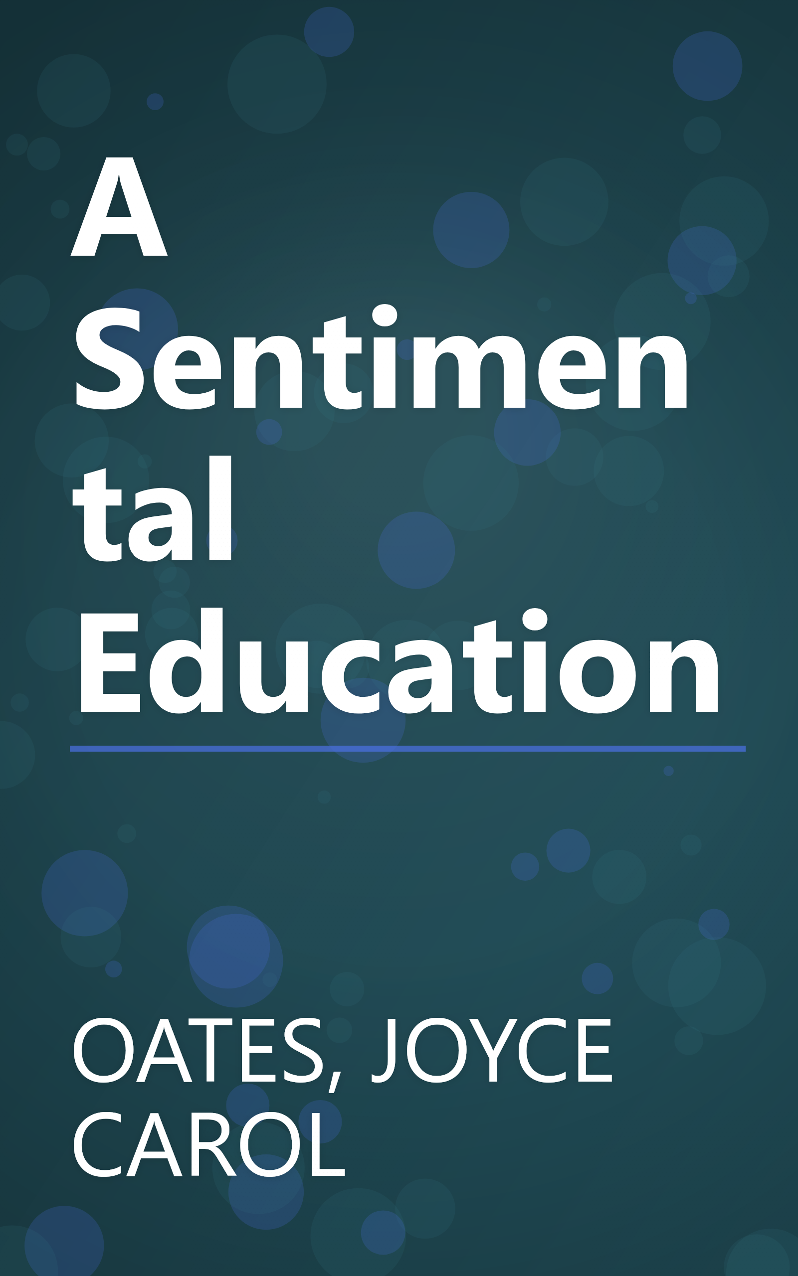 A Sentimental Education book cover