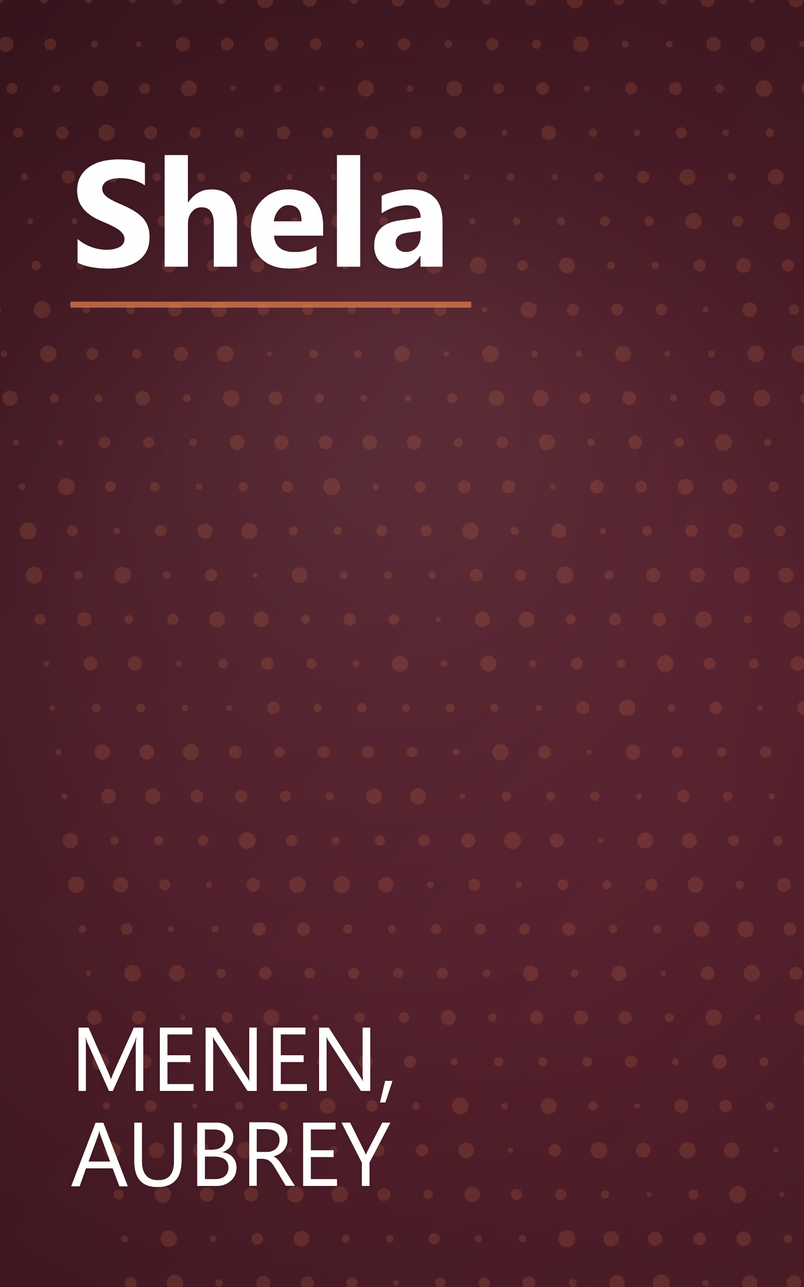 Shela book cover