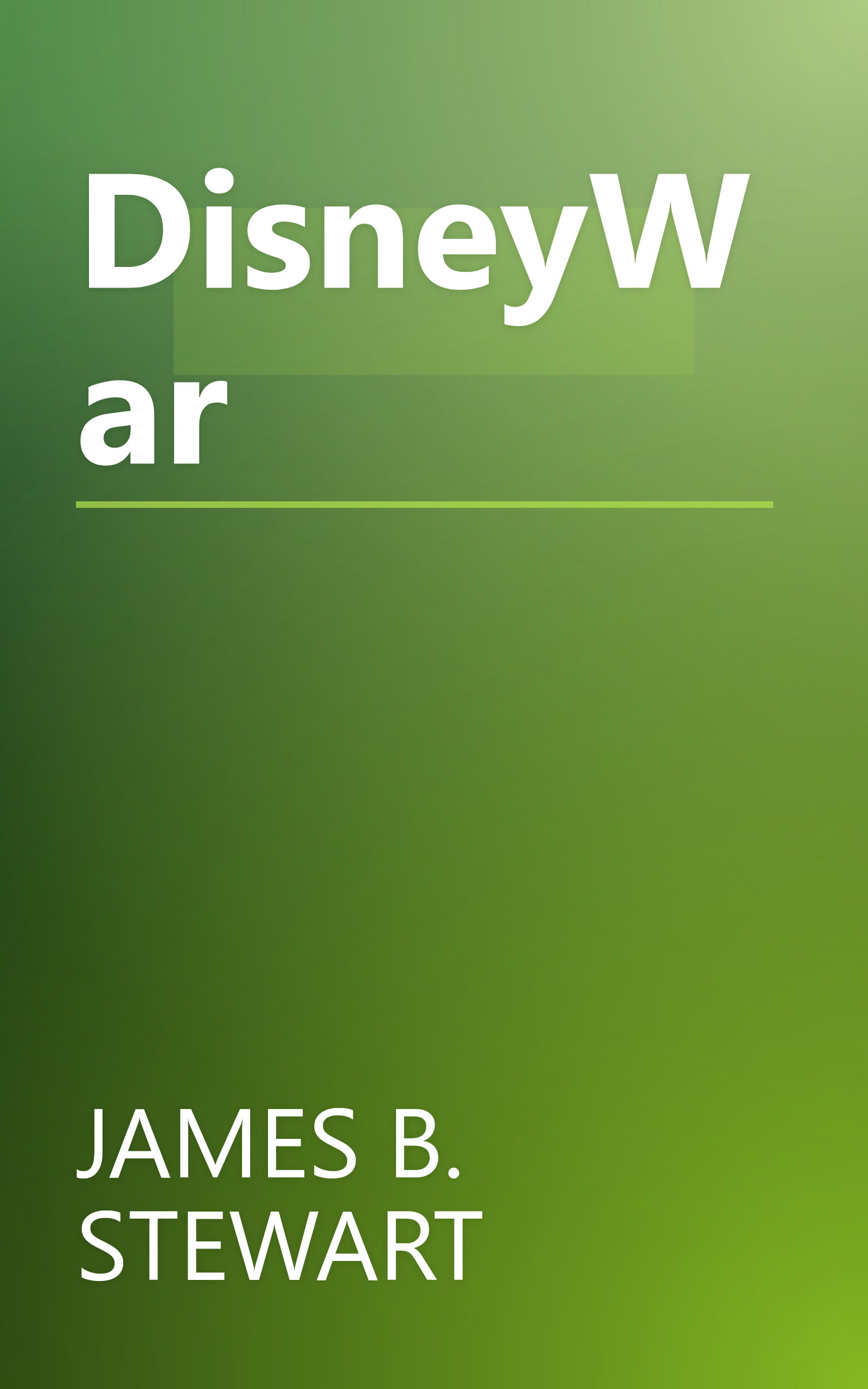 DisneyWar book cover