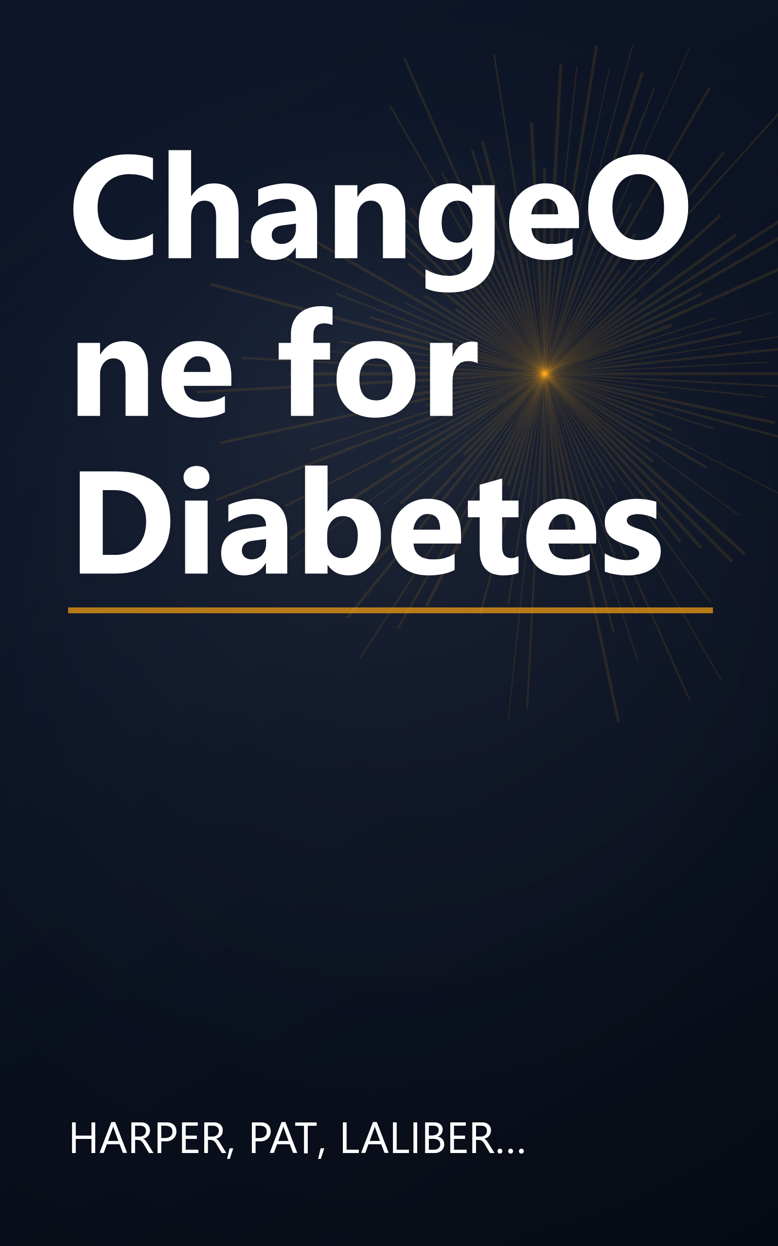 ChangeOne for Diabetes book cover