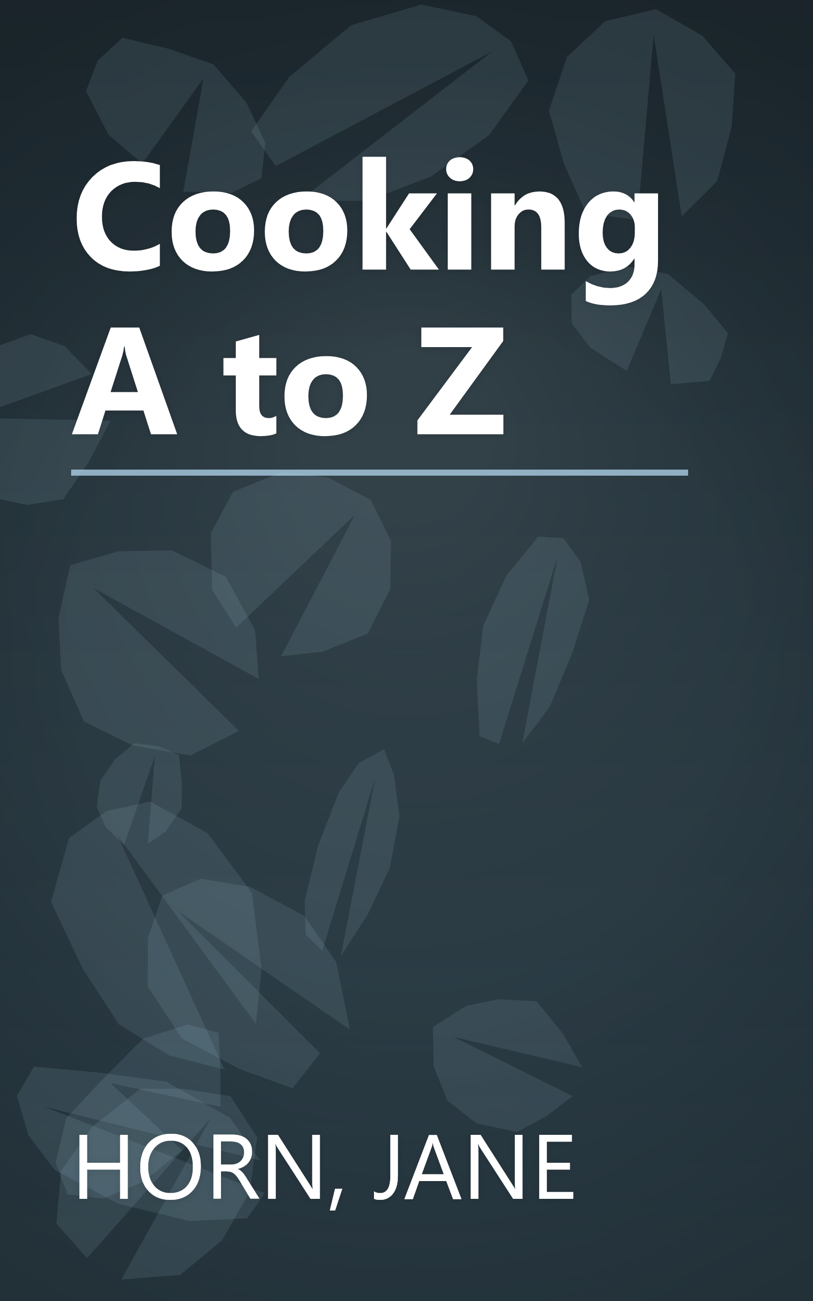 Cooking A to Z book cover
