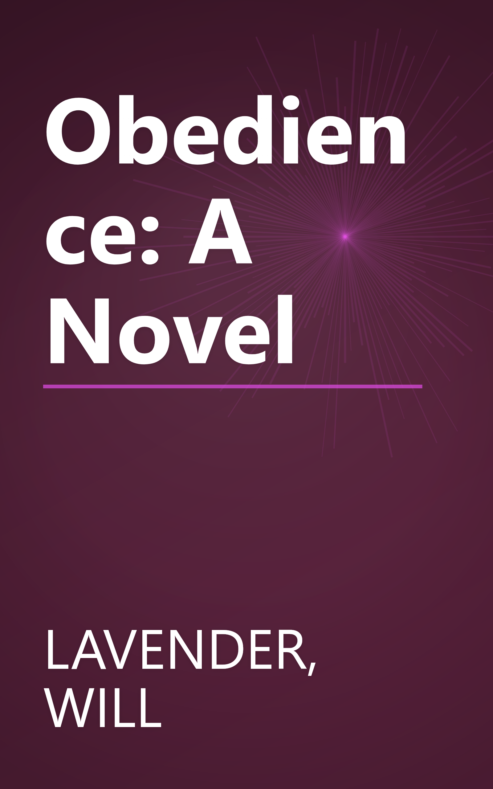 Obedience: A Novel book cover