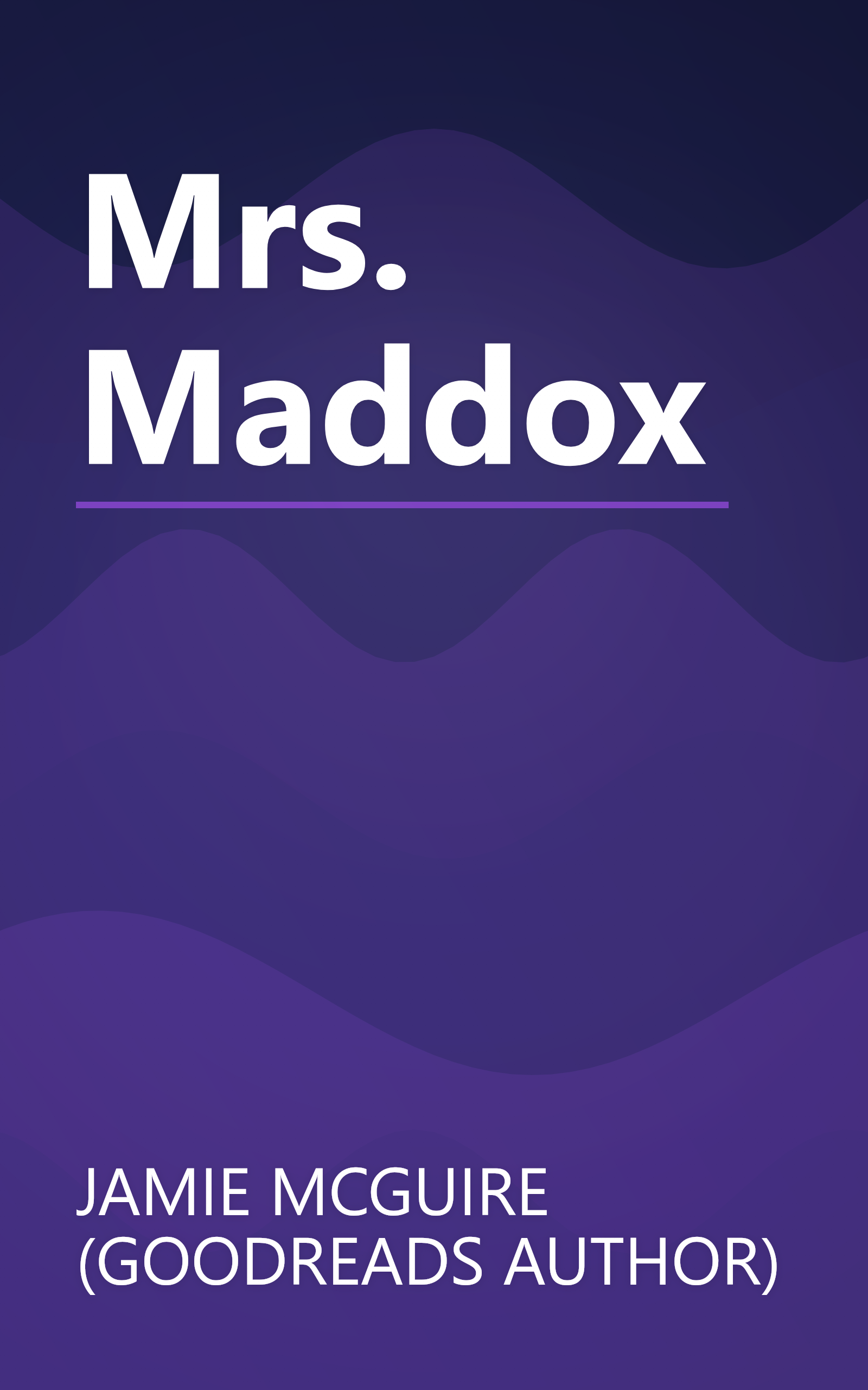 Mrs. Maddox book cover