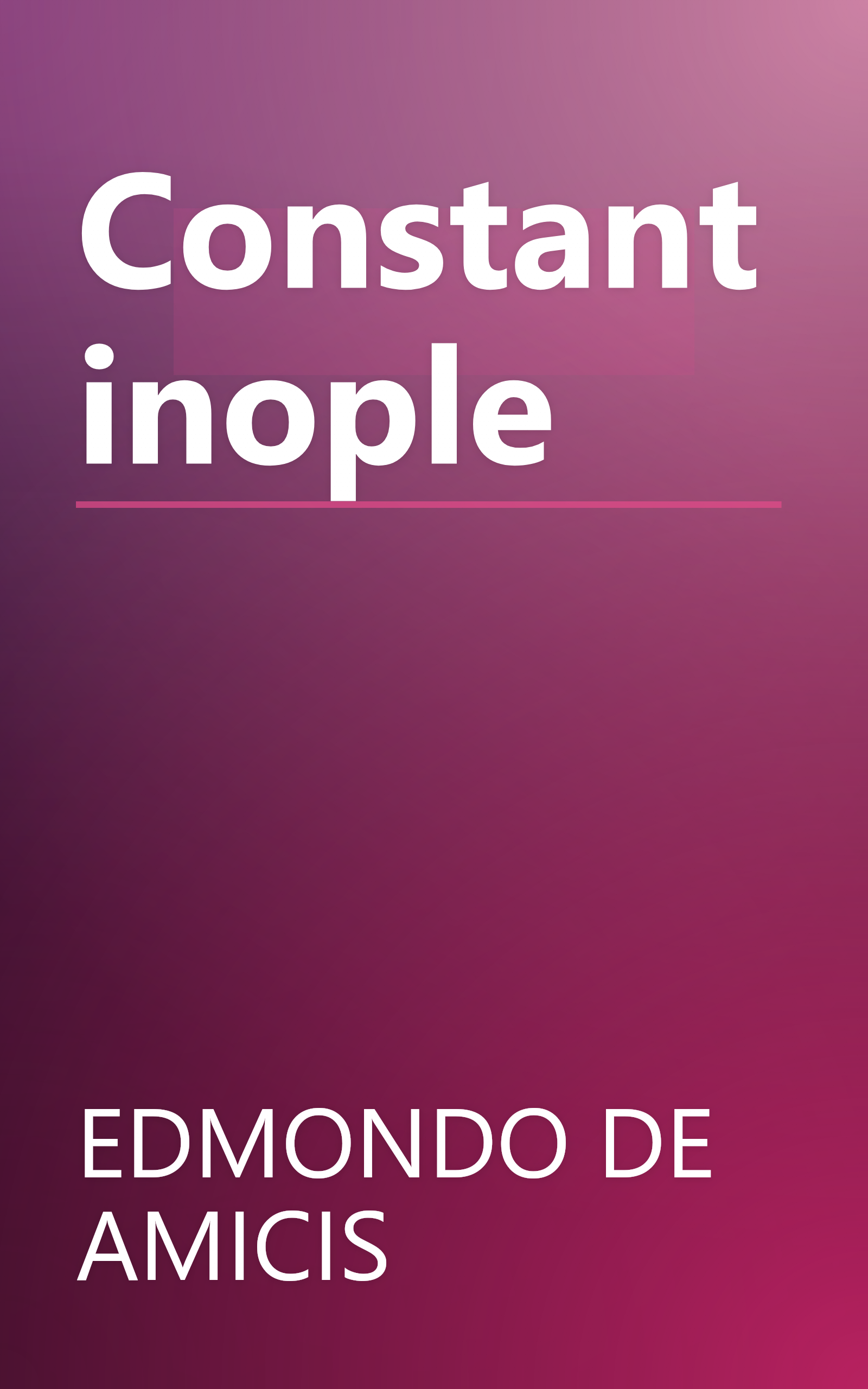 Constantinople book cover