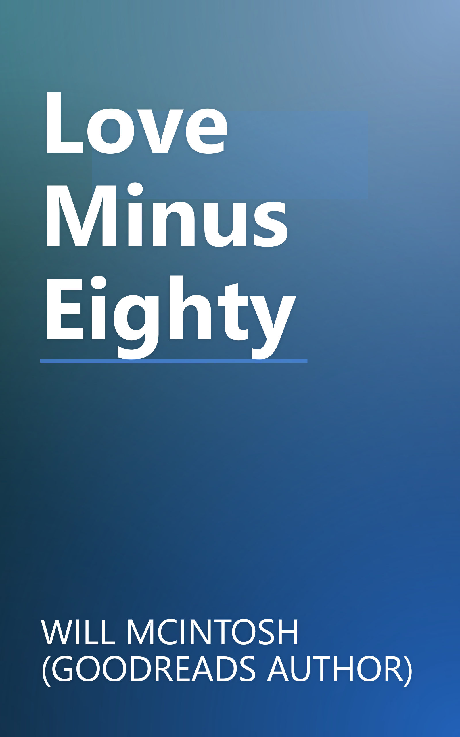 Love Minus Eighty book cover