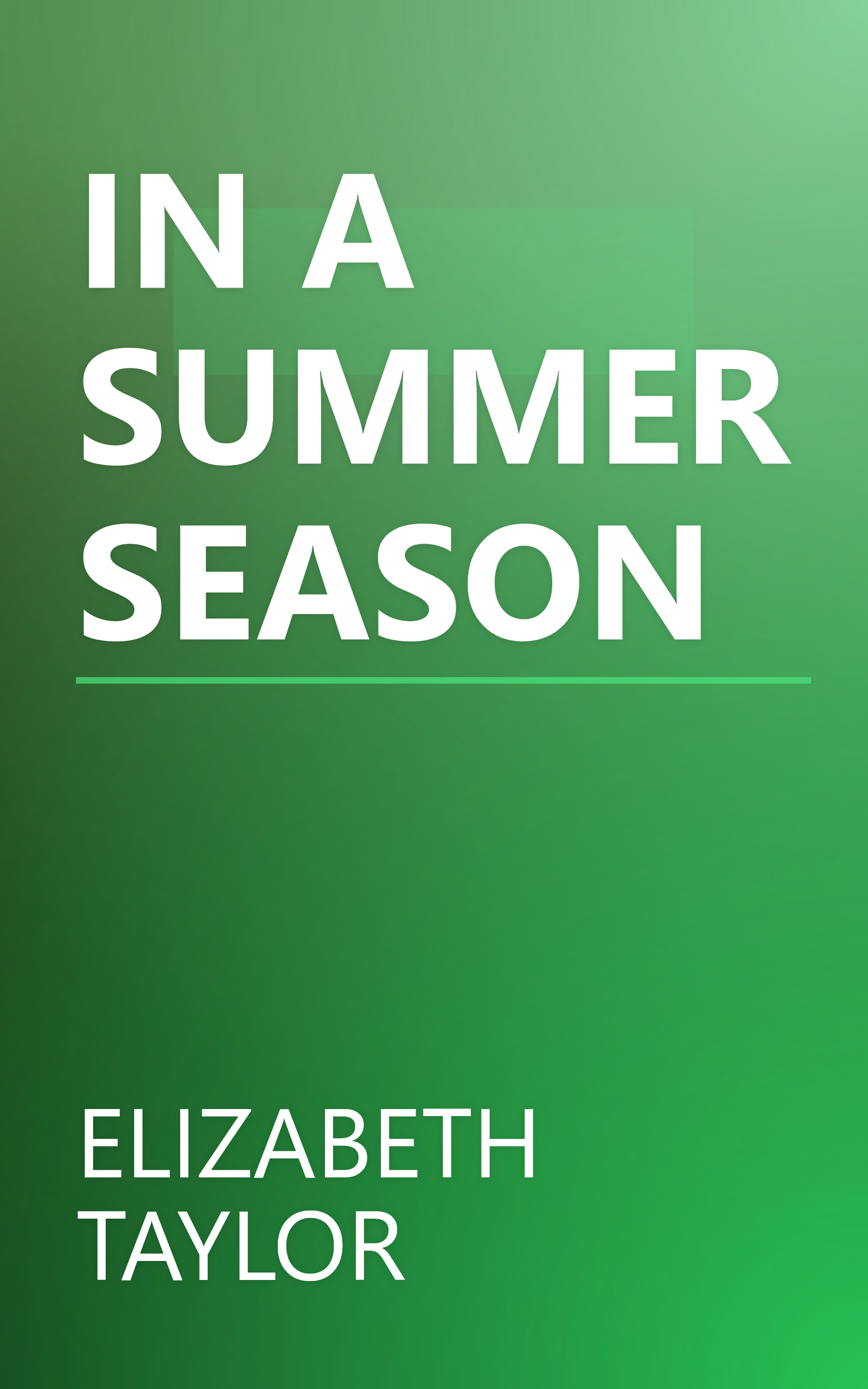IN A SUMMER SEASON book cover