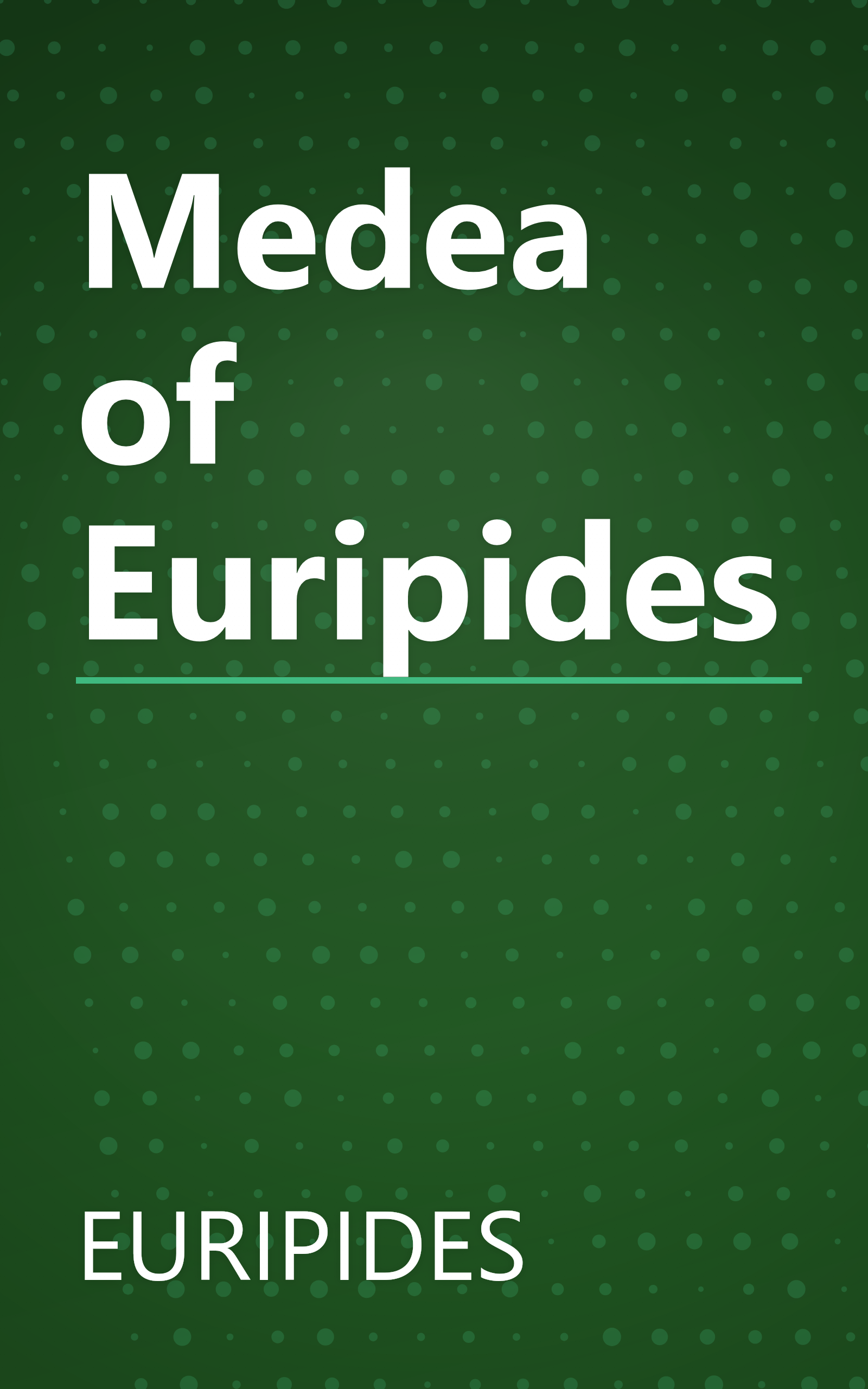 Medea of Euripides book cover