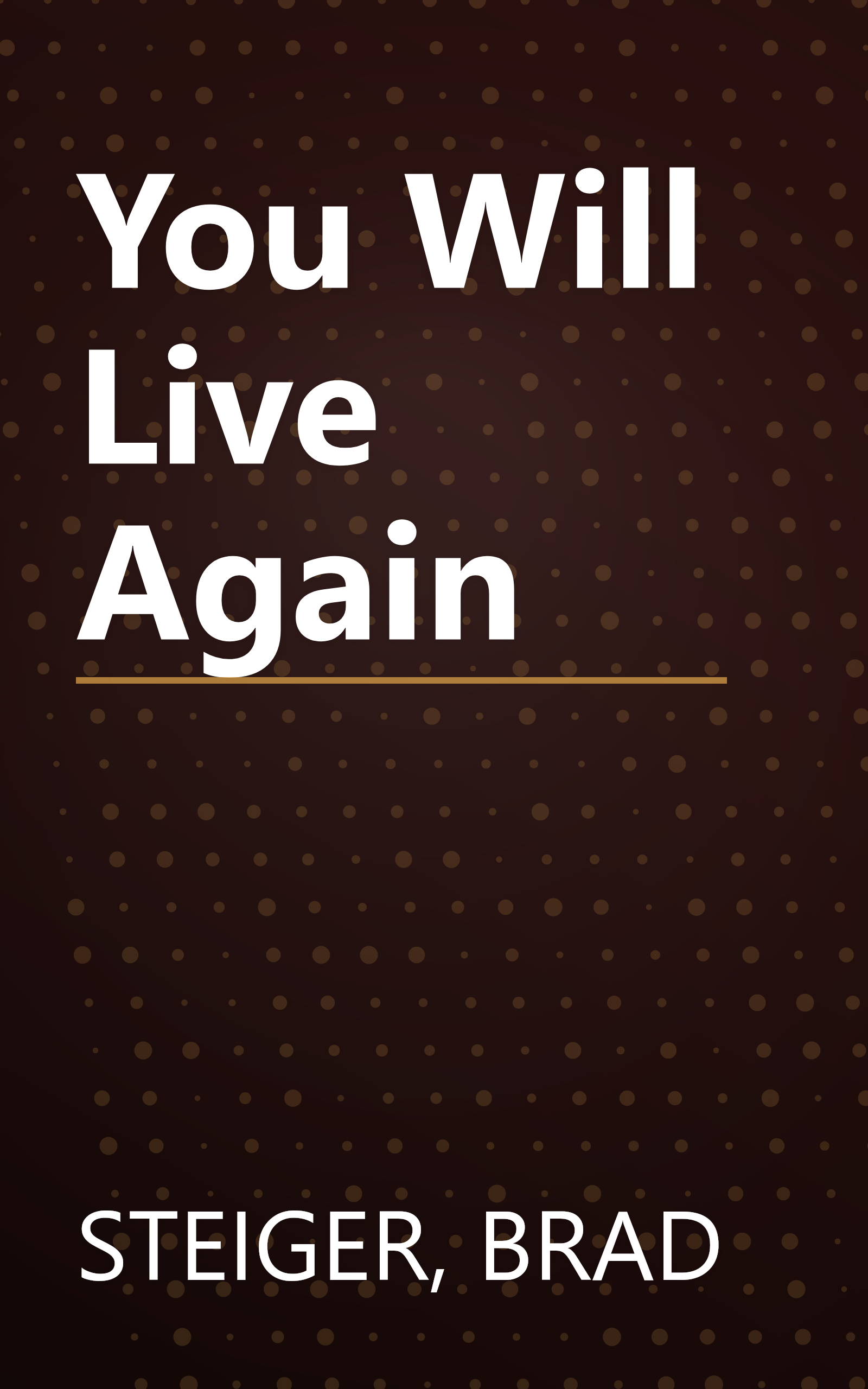 You Will Live Again book cover