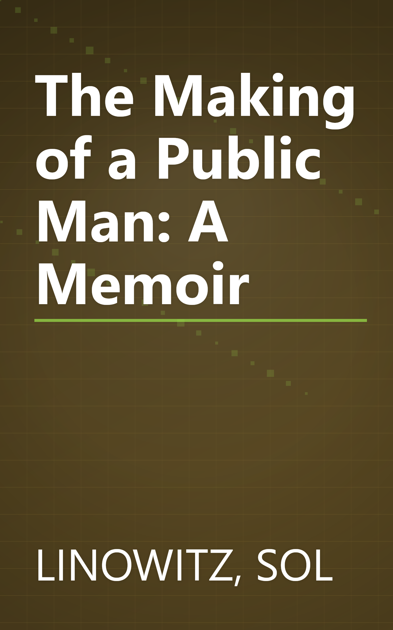 The Making of a Public Man: A Memoir book cover
