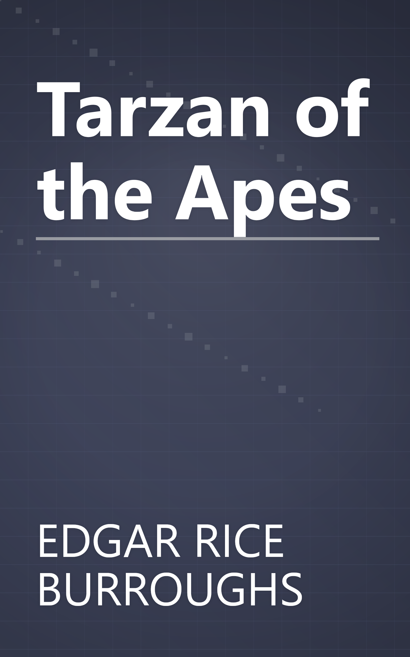 Tarzan of the Apes book cover