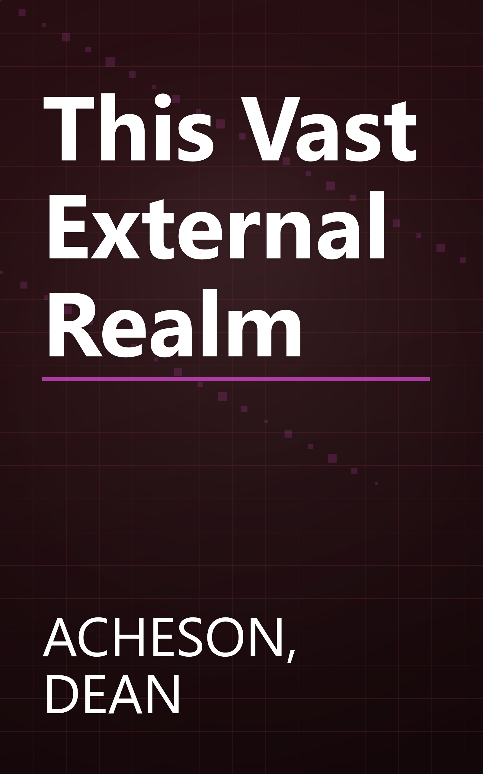 This Vast External Realm book cover