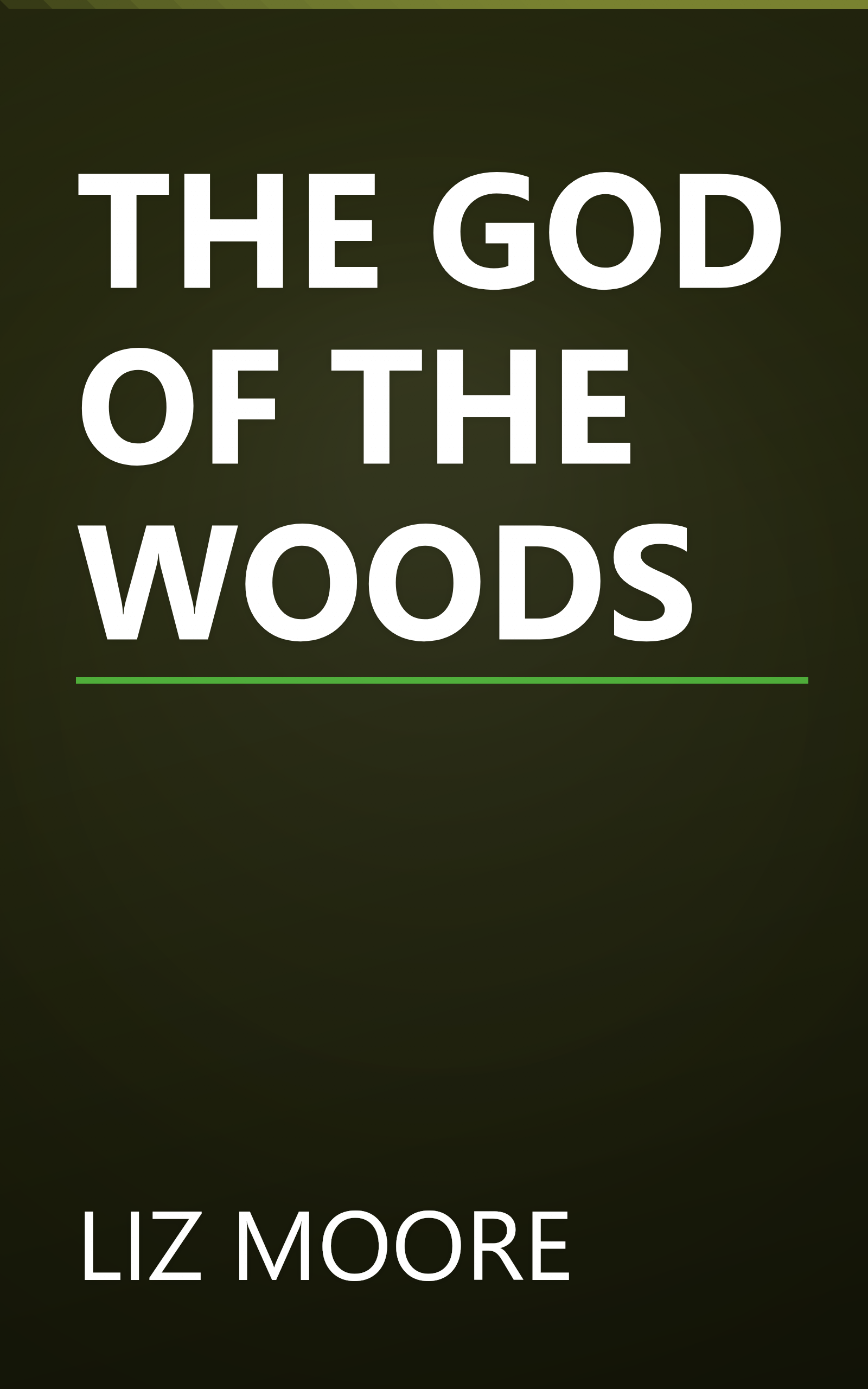 THE GOD OF THE WOODS book cover