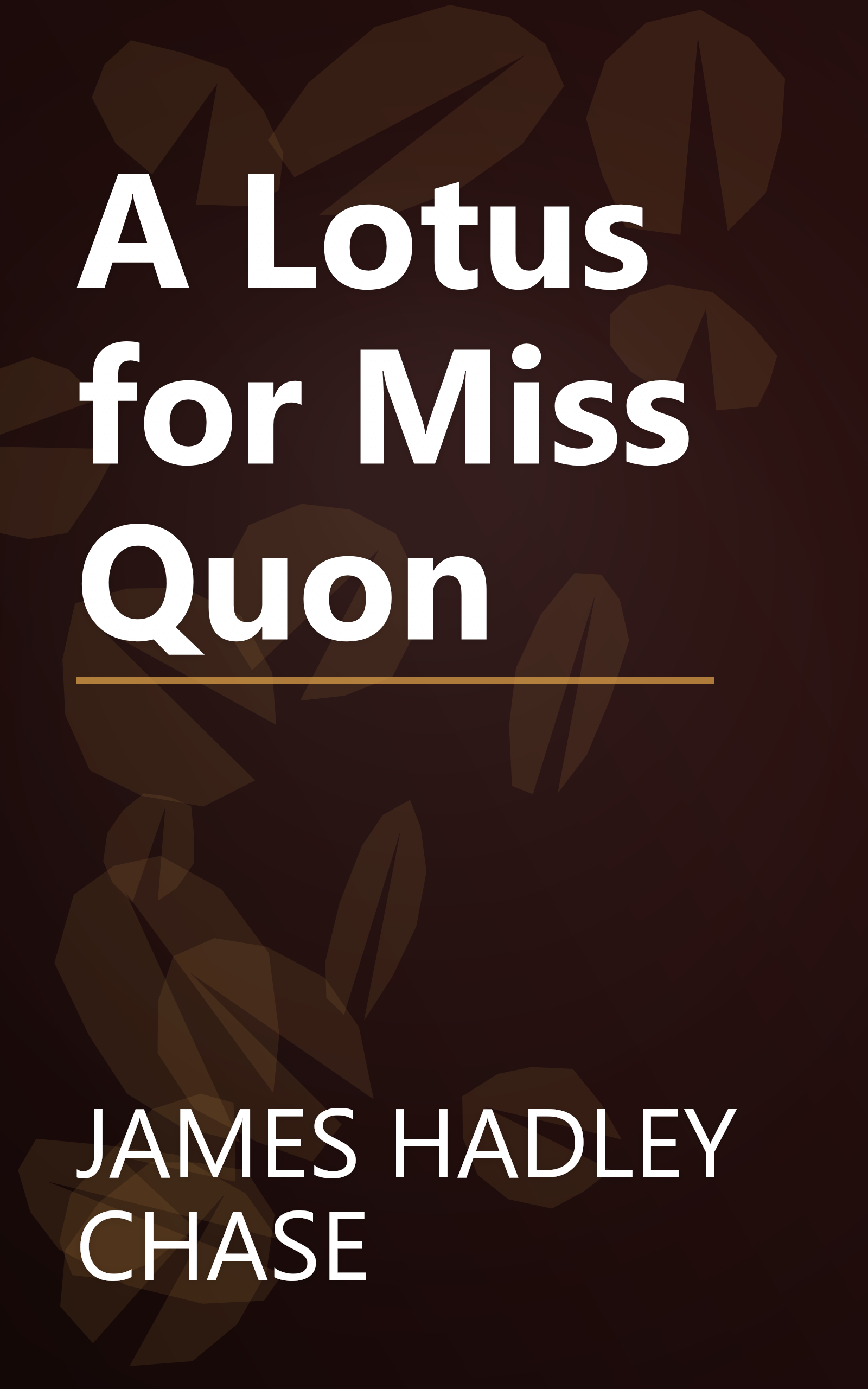 A Lotus for Miss Quon book cover