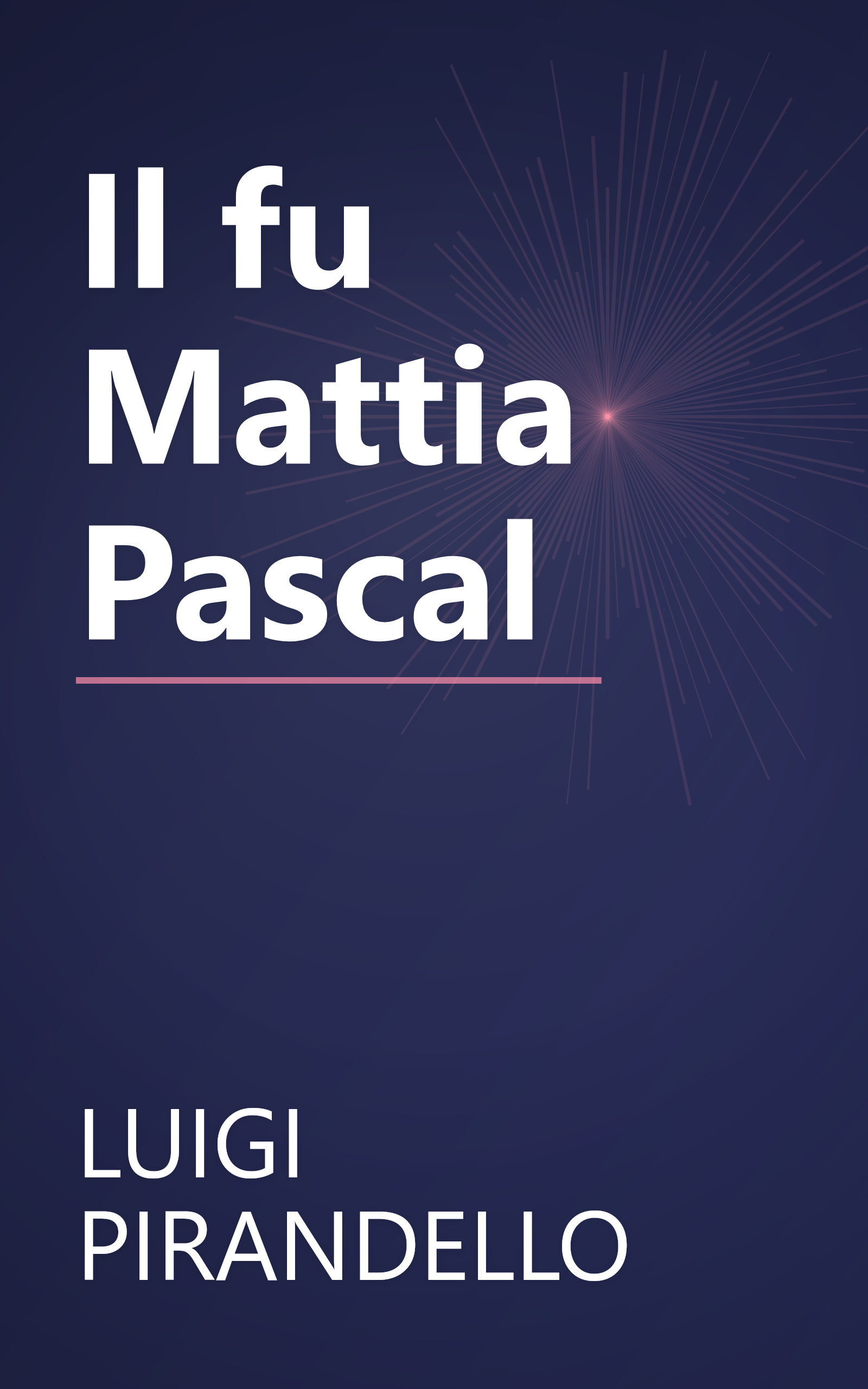 Il fu Mattia Pascal book cover