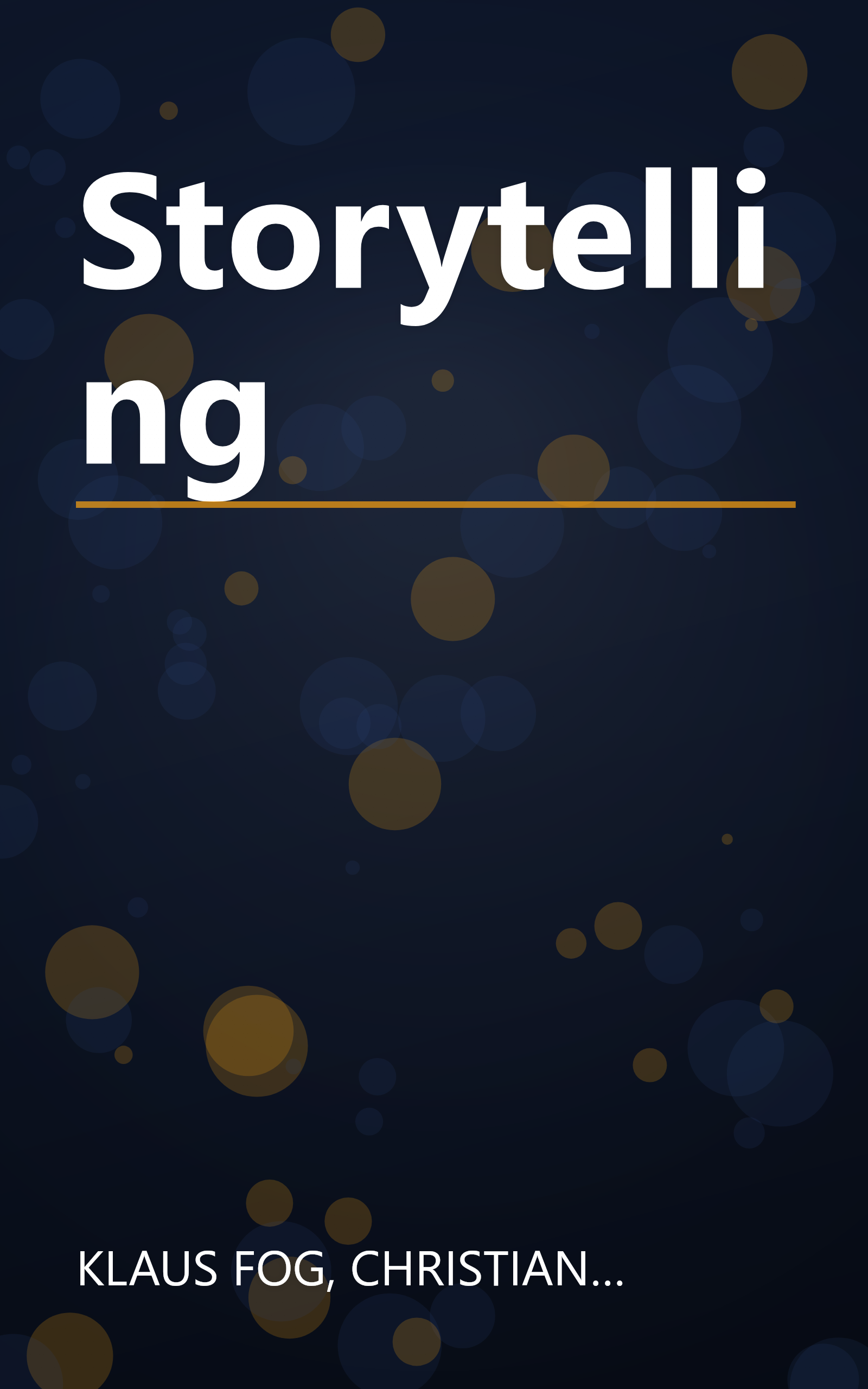 Storytelling book cover