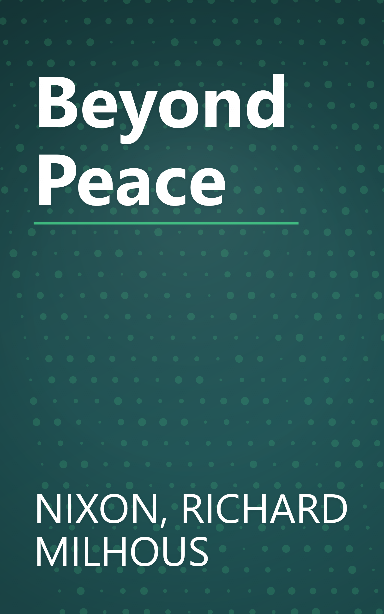 Beyond Peace book cover