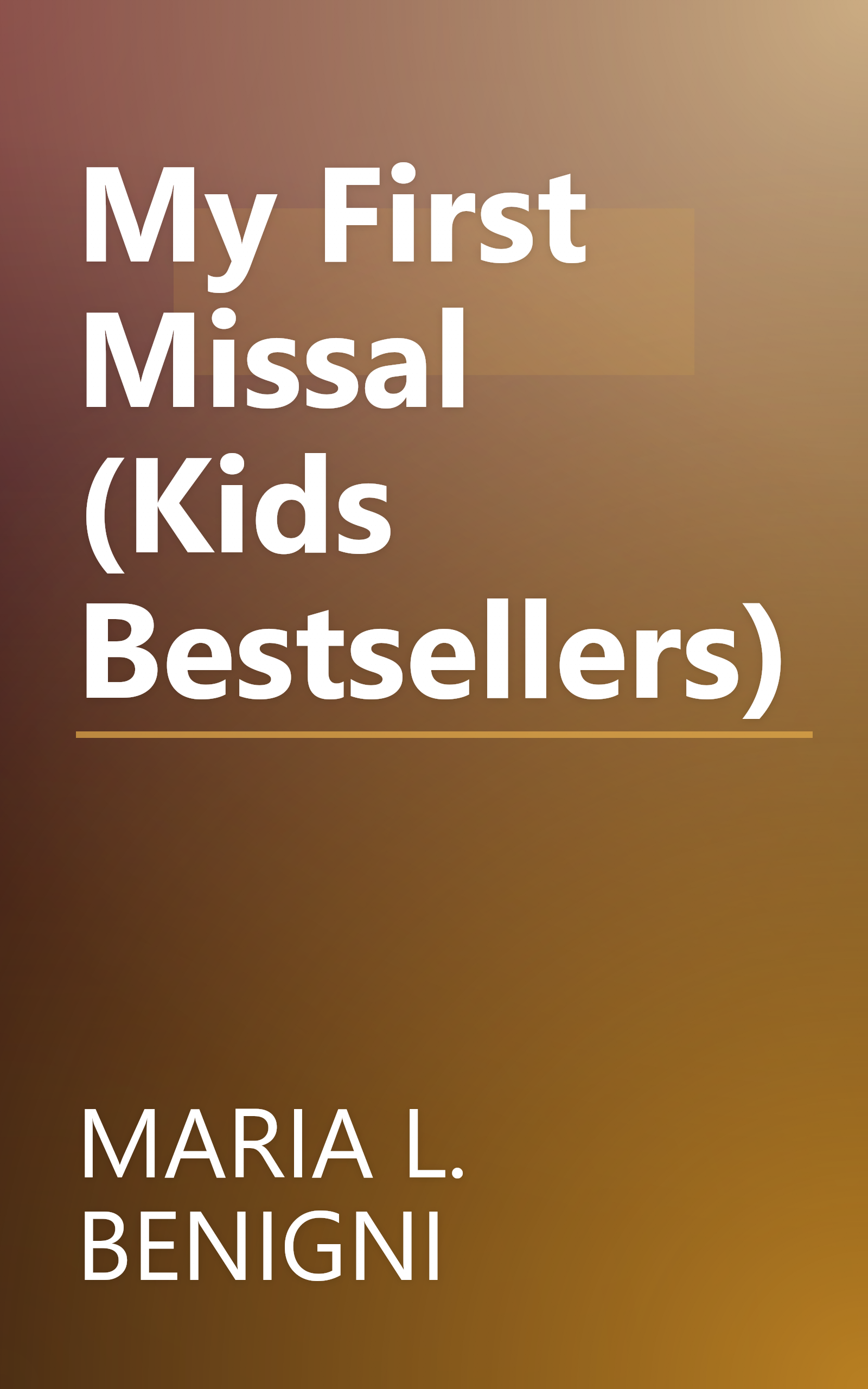 My First Missal (Kids Bestsellers) book cover