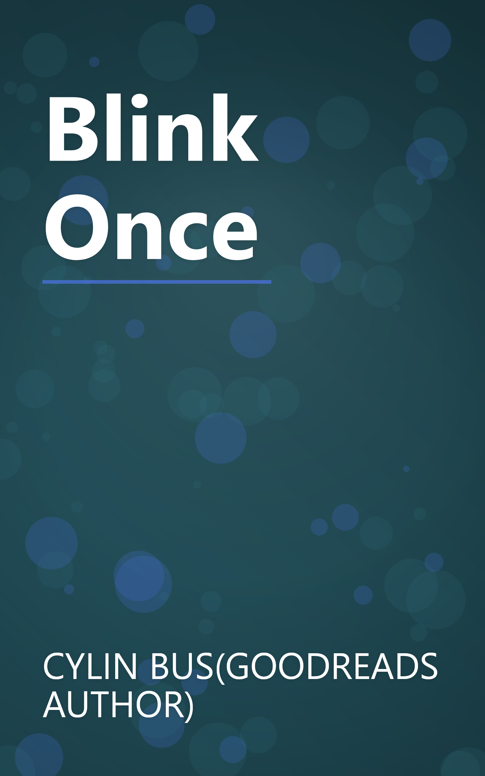 Blink Once book cover