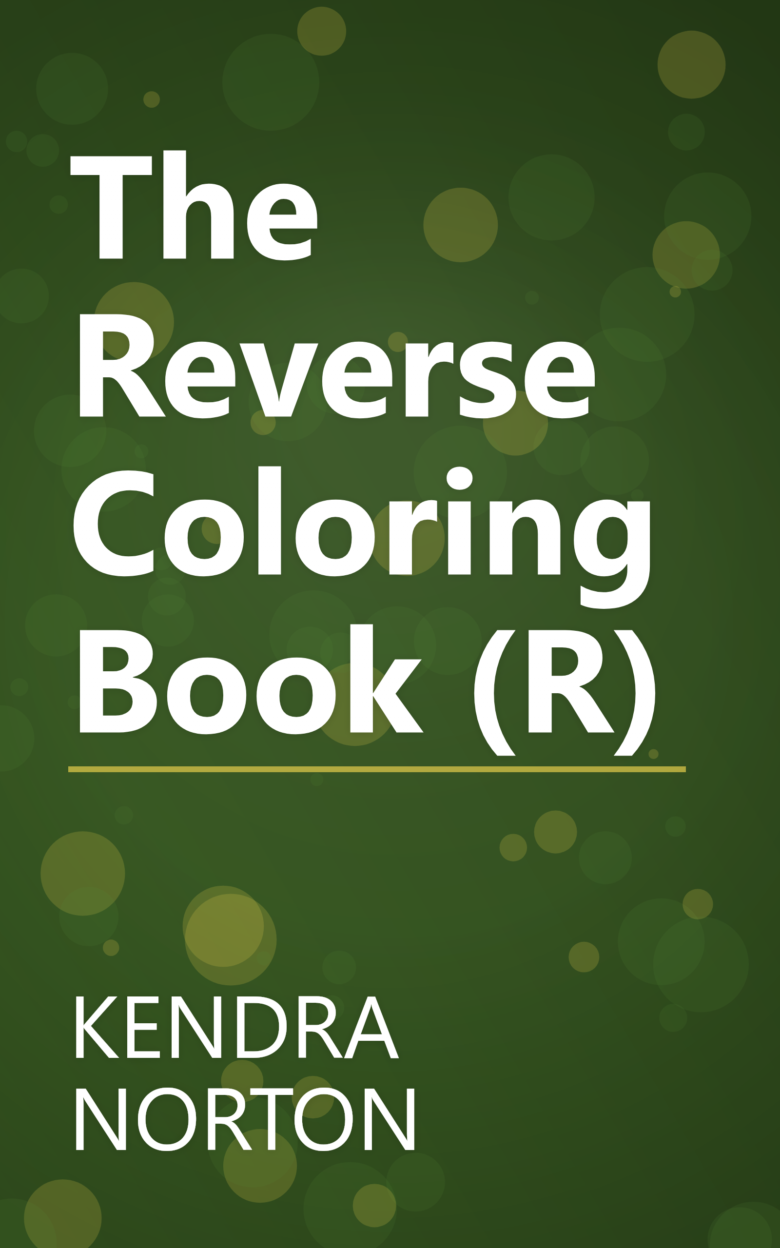The Reverse Coloring Book (R) book cover