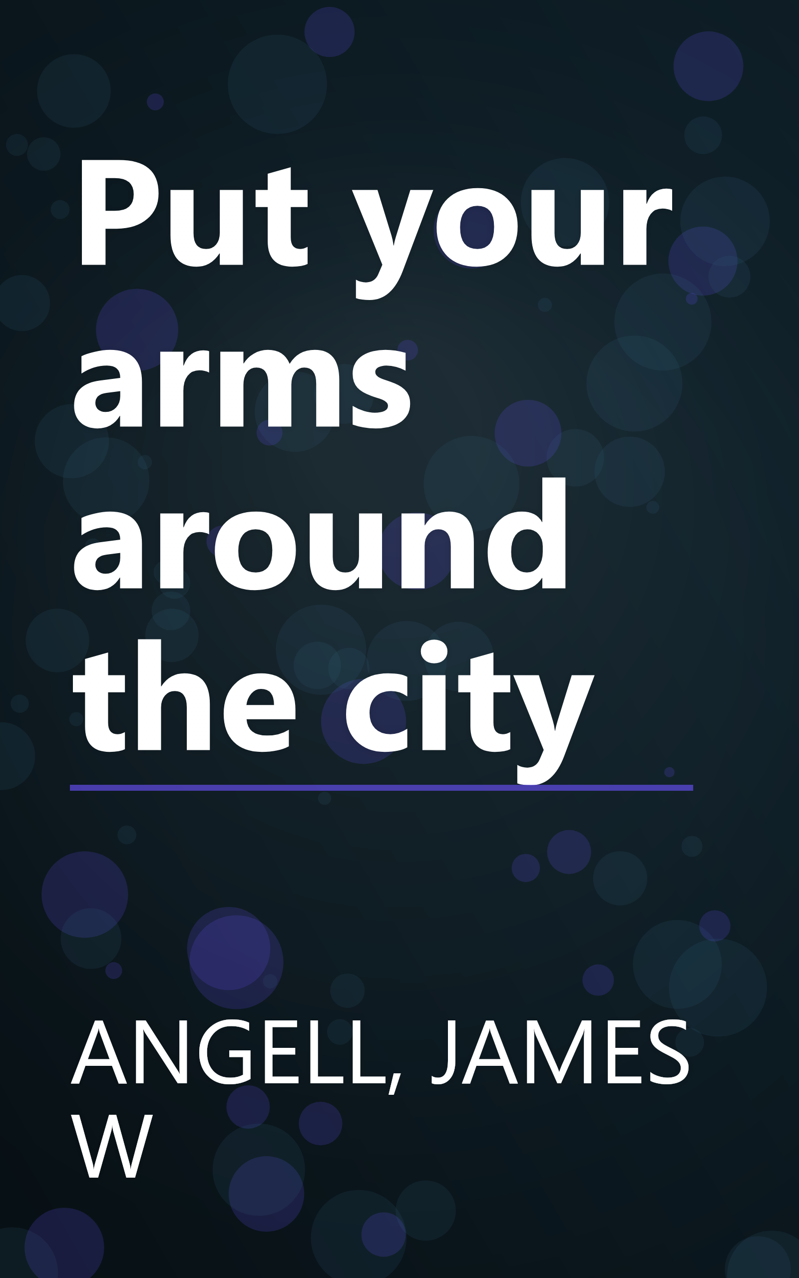 Put your arms around the city book cover