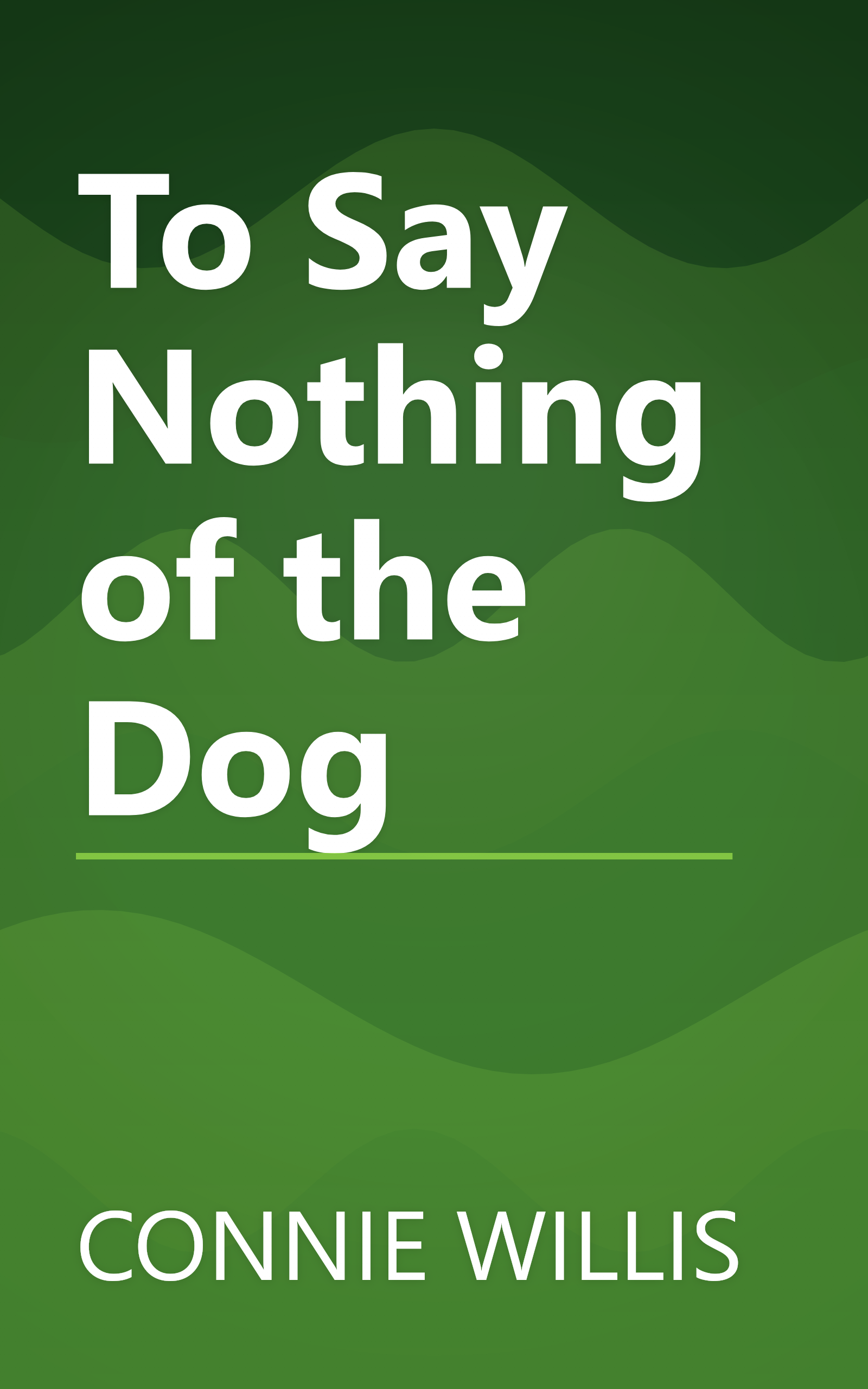 To Say Nothing of the Dog book cover