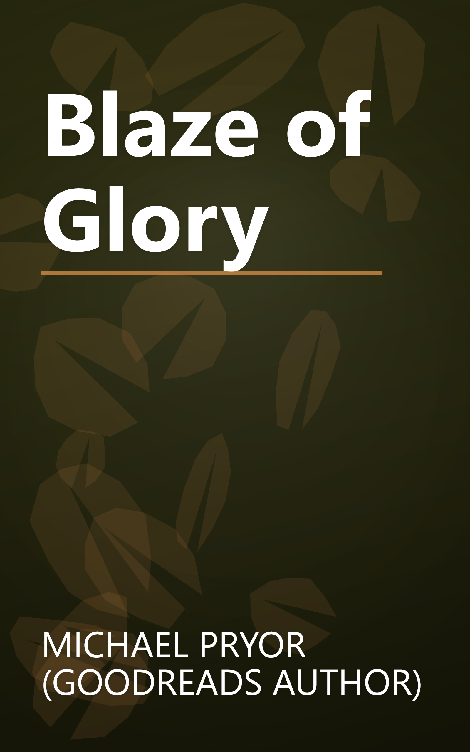 Blaze of Glory book cover