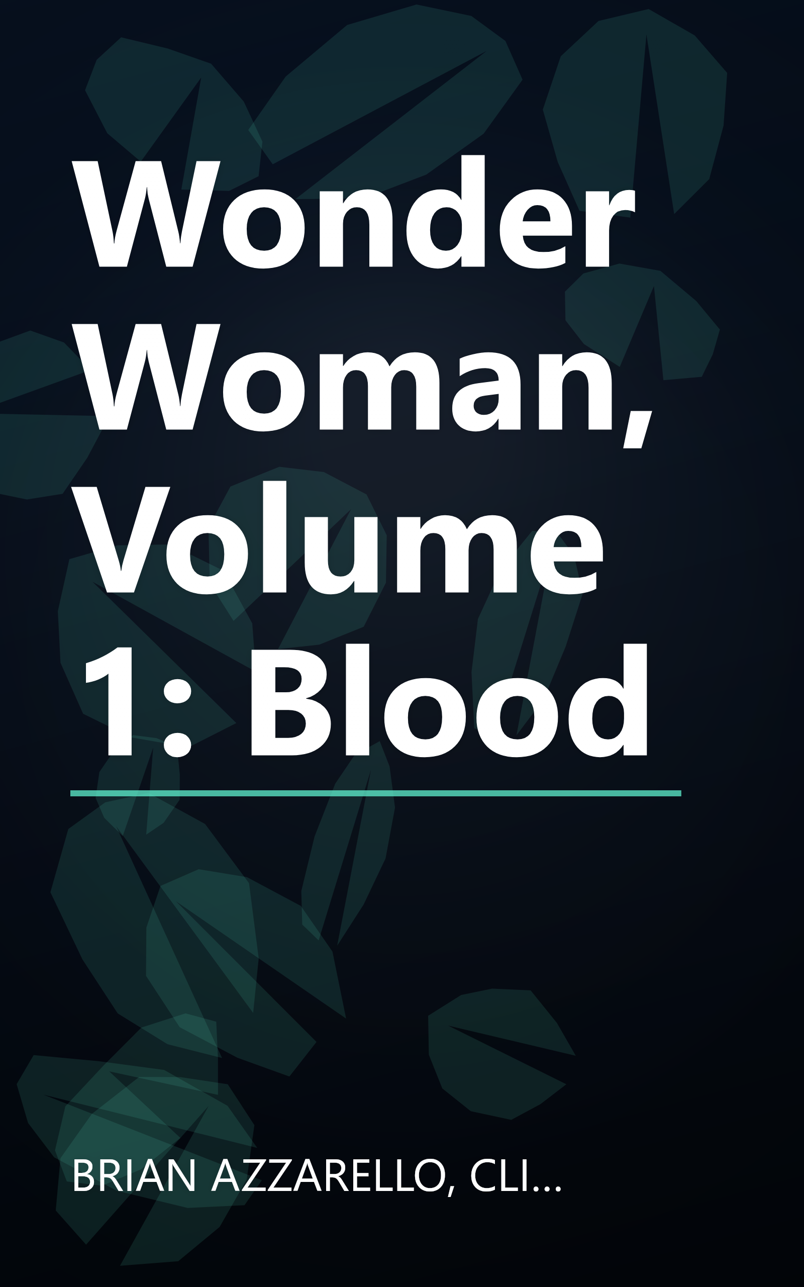 Wonder Woman, Volume 1: Blood book cover