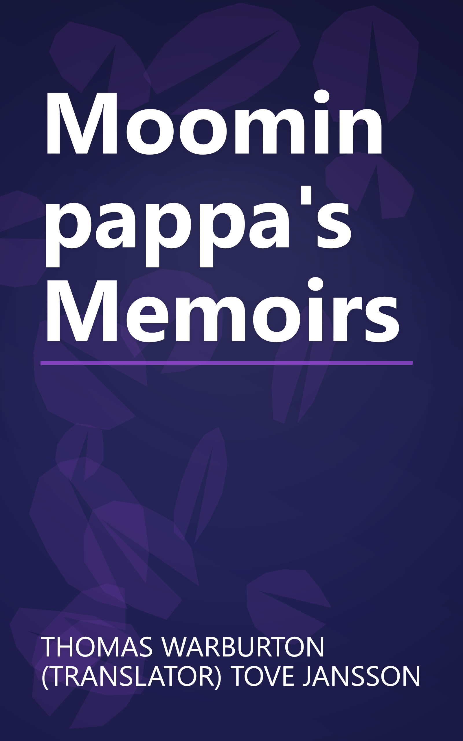 Moominpappa's Memoirs book cover