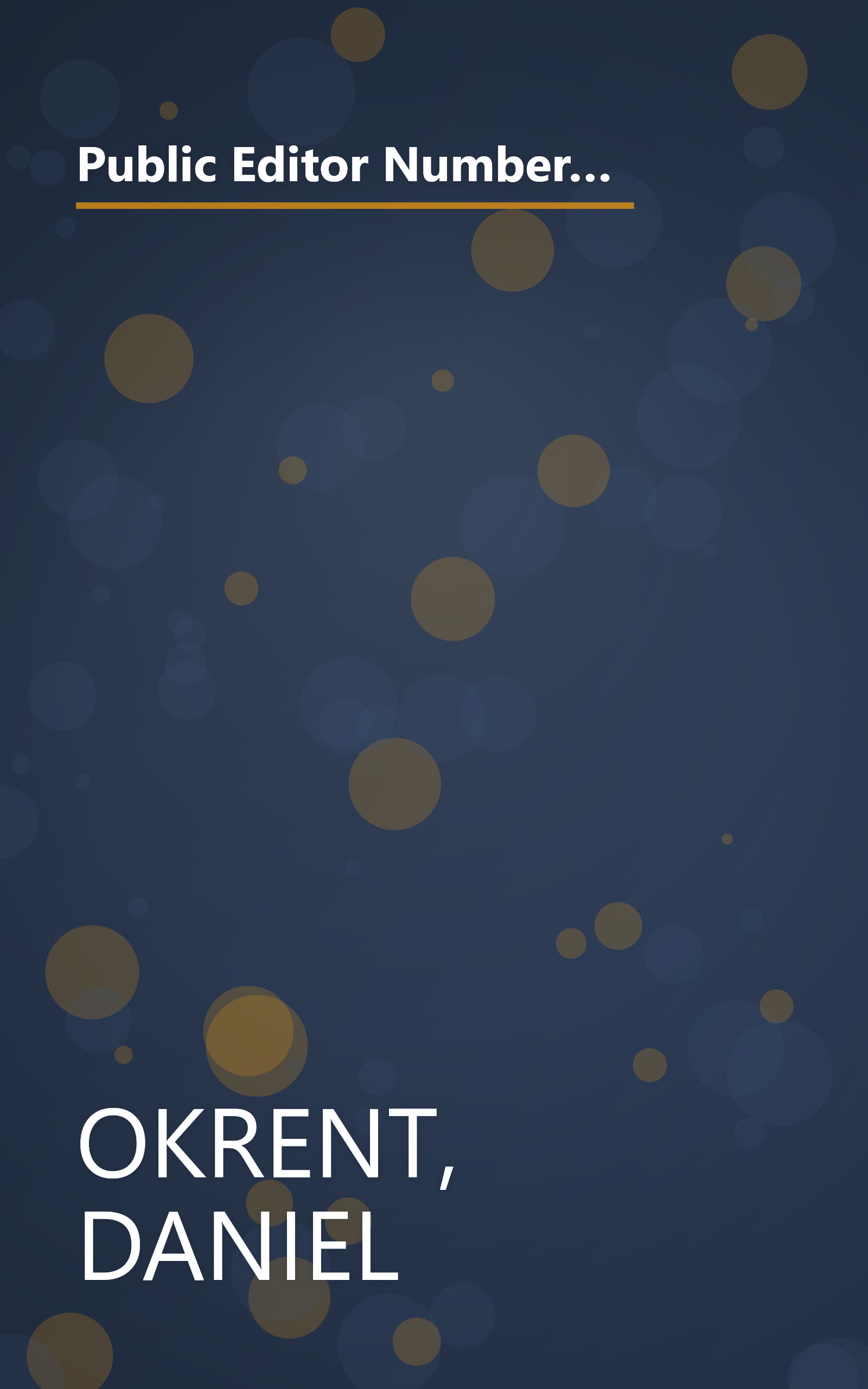 Public Editor Number One: The Collected Columns (with Reflections, Reconsiderations, and Even a Few Retractions) of the First Ombudsman of The New York Times book cover