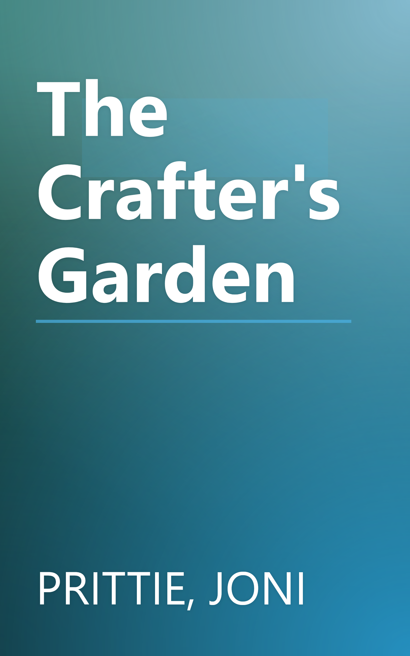 The Crafter's Garden book cover