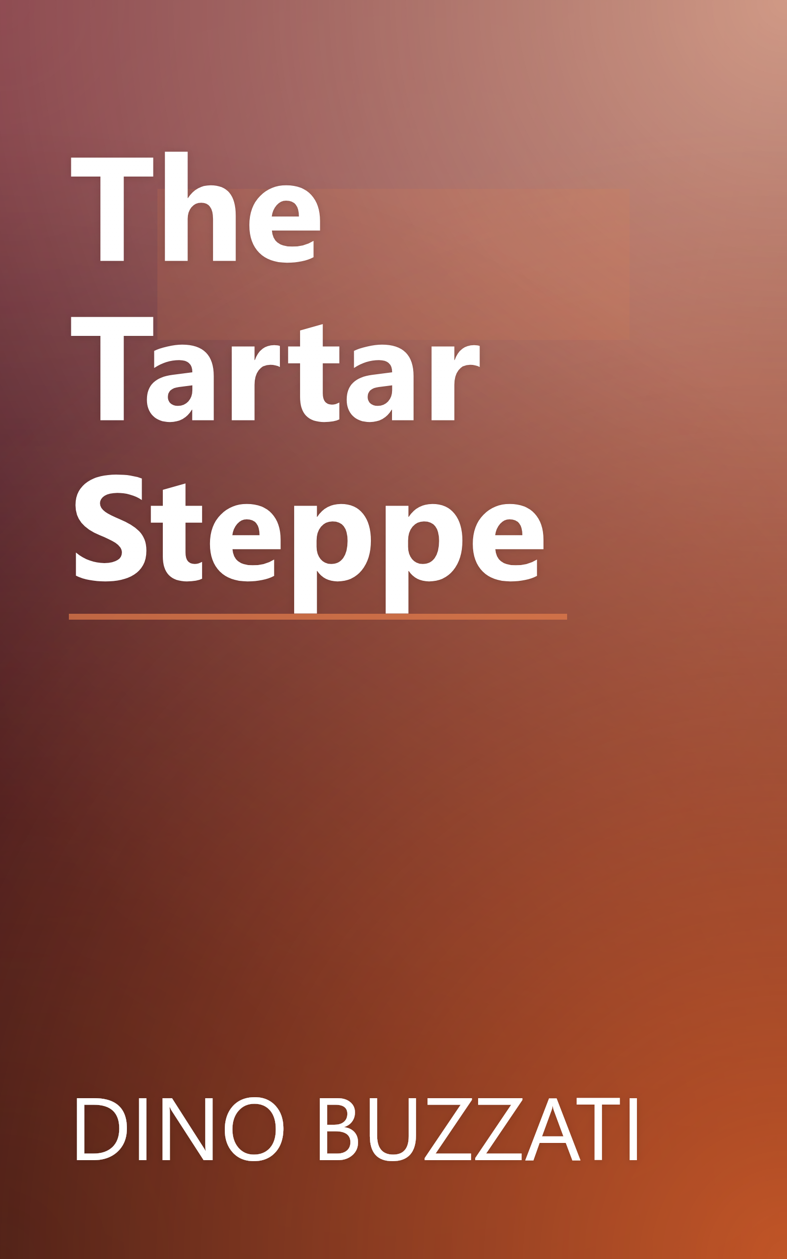 The Tartar Steppe book cover