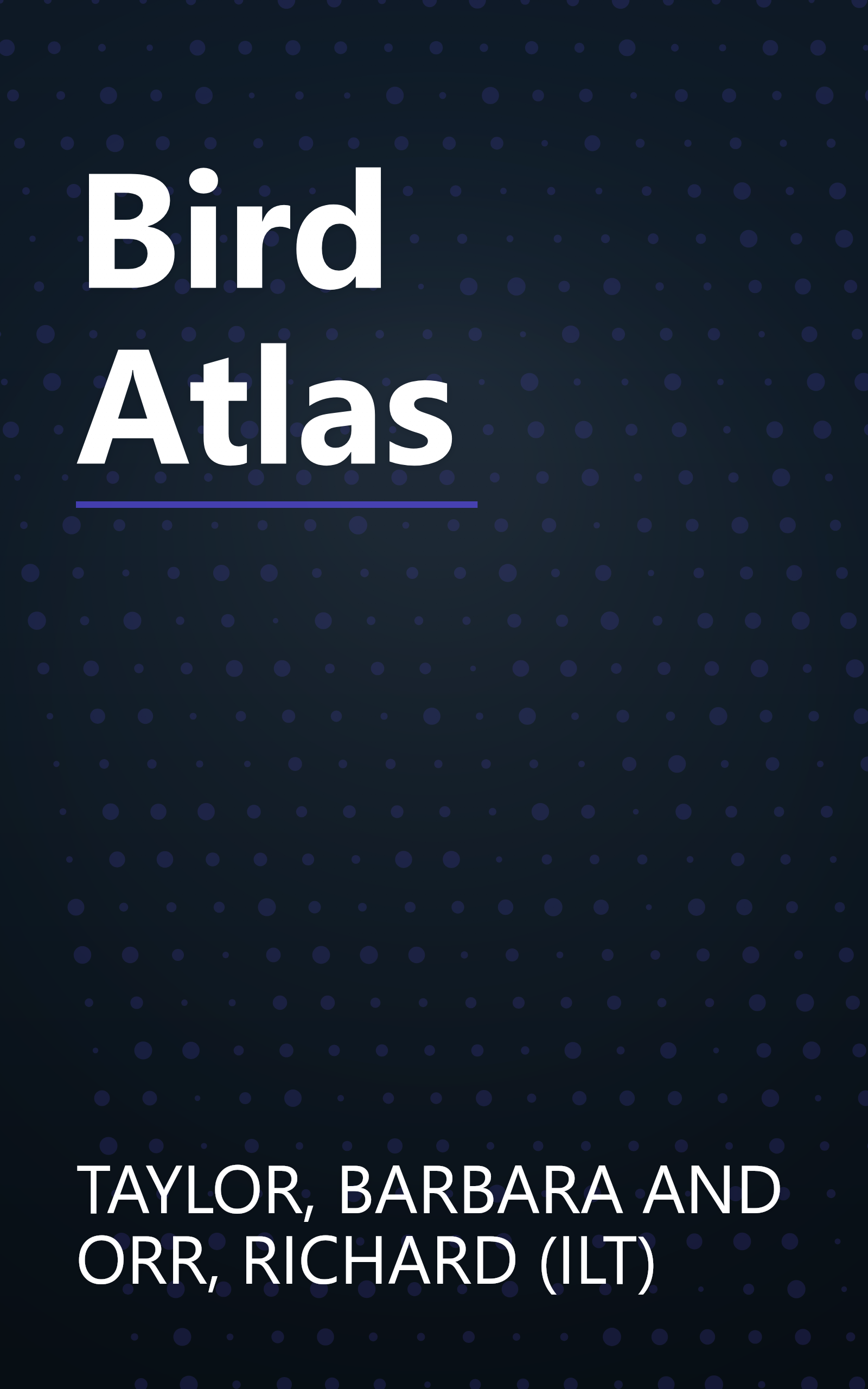 Bird Atlas book cover