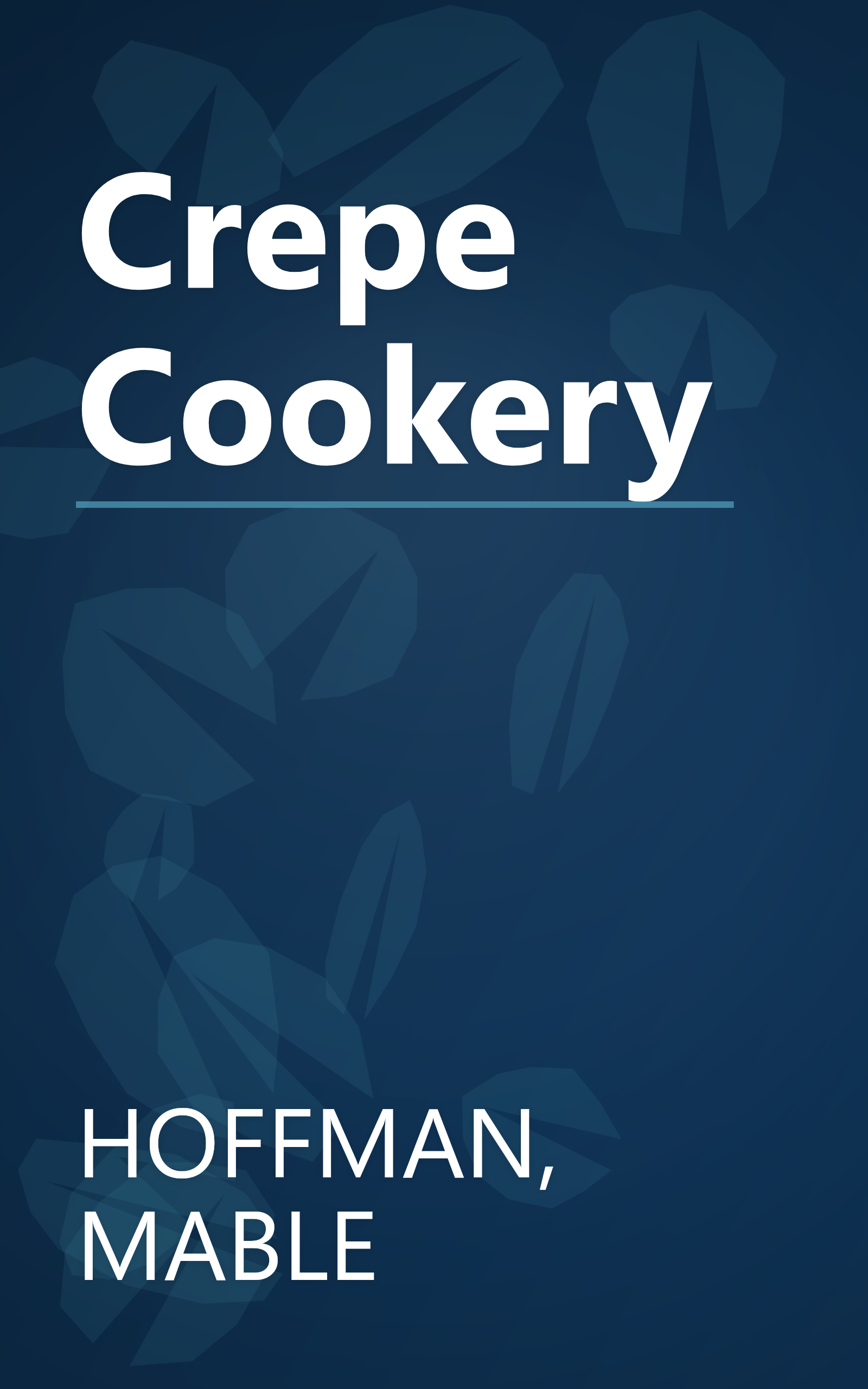 Crepe Cookery book cover