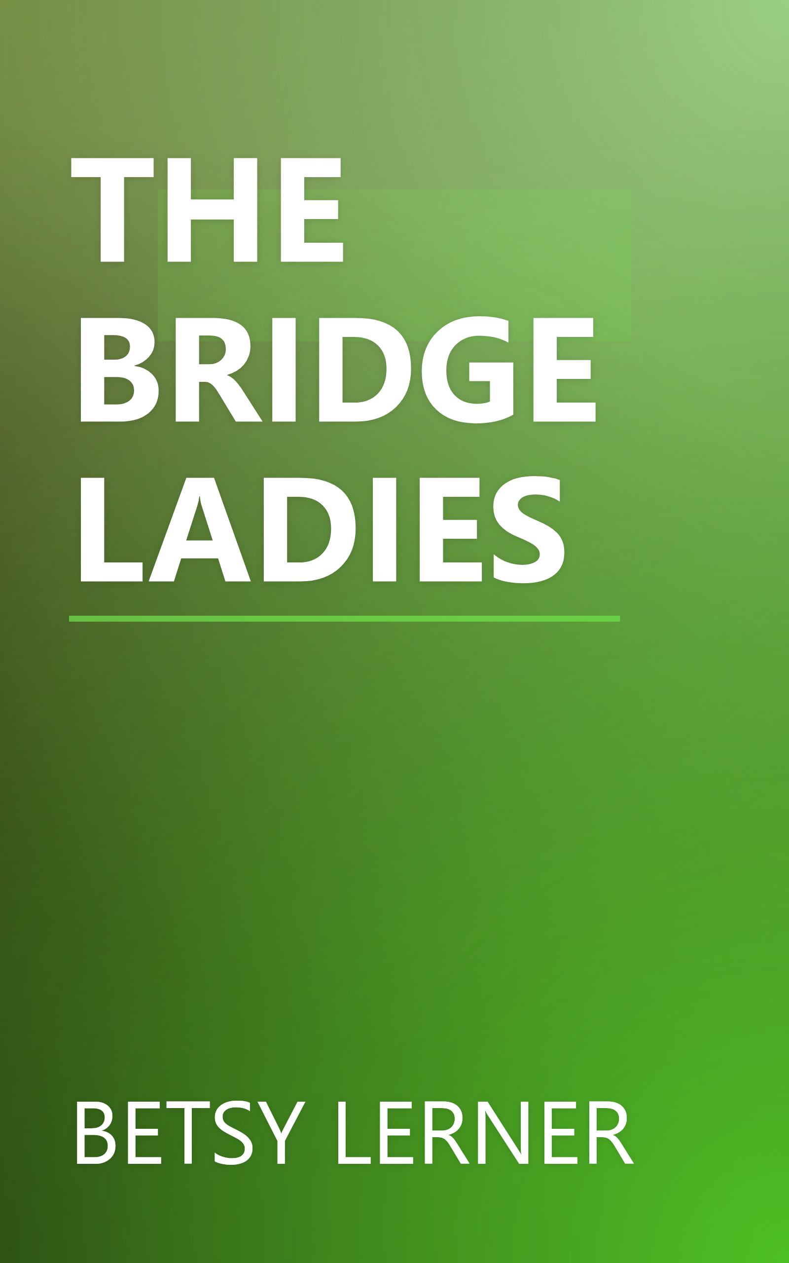 THE BRIDGE LADIES book cover