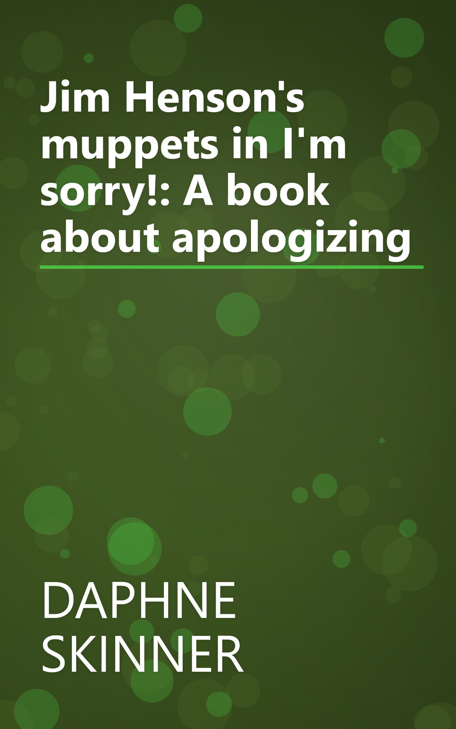 Jim Henson's muppets in I'm sorry!: A book about apologizing book cover