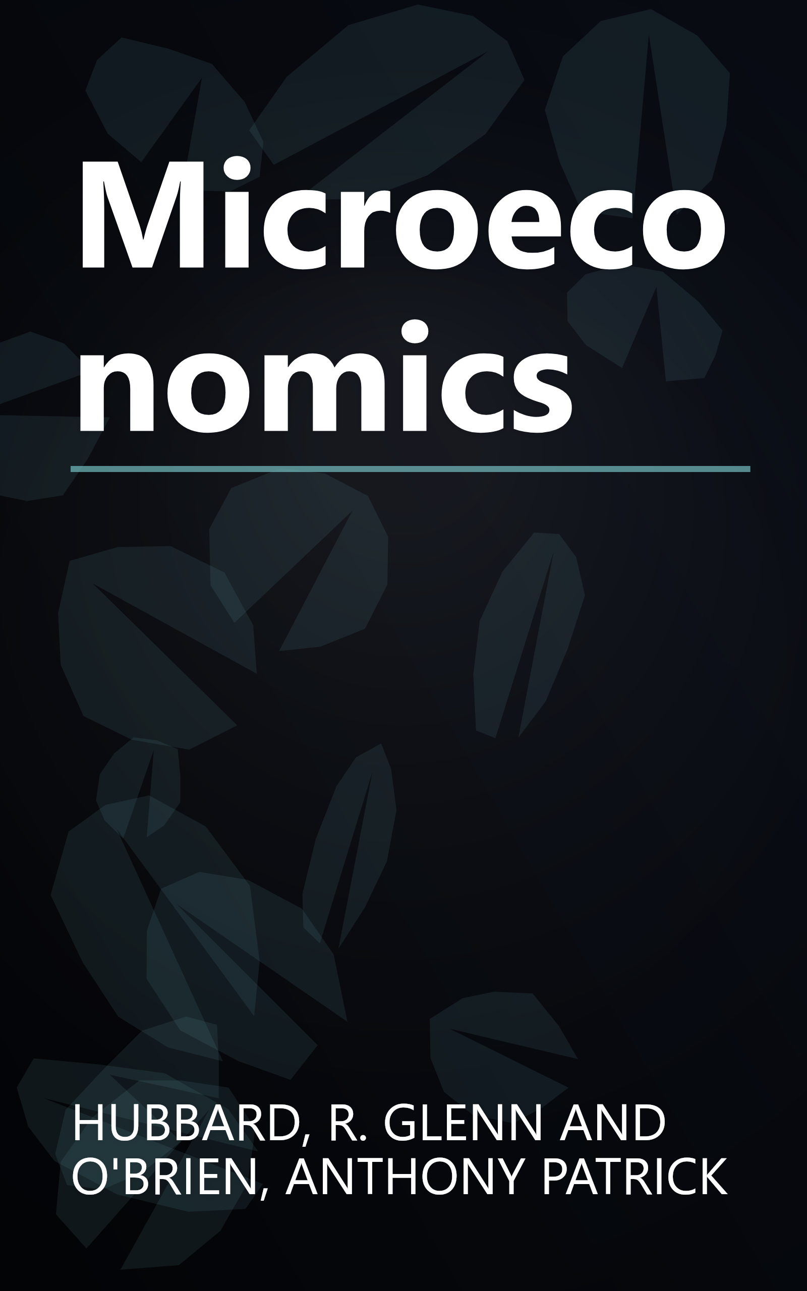 Microeconomics book cover