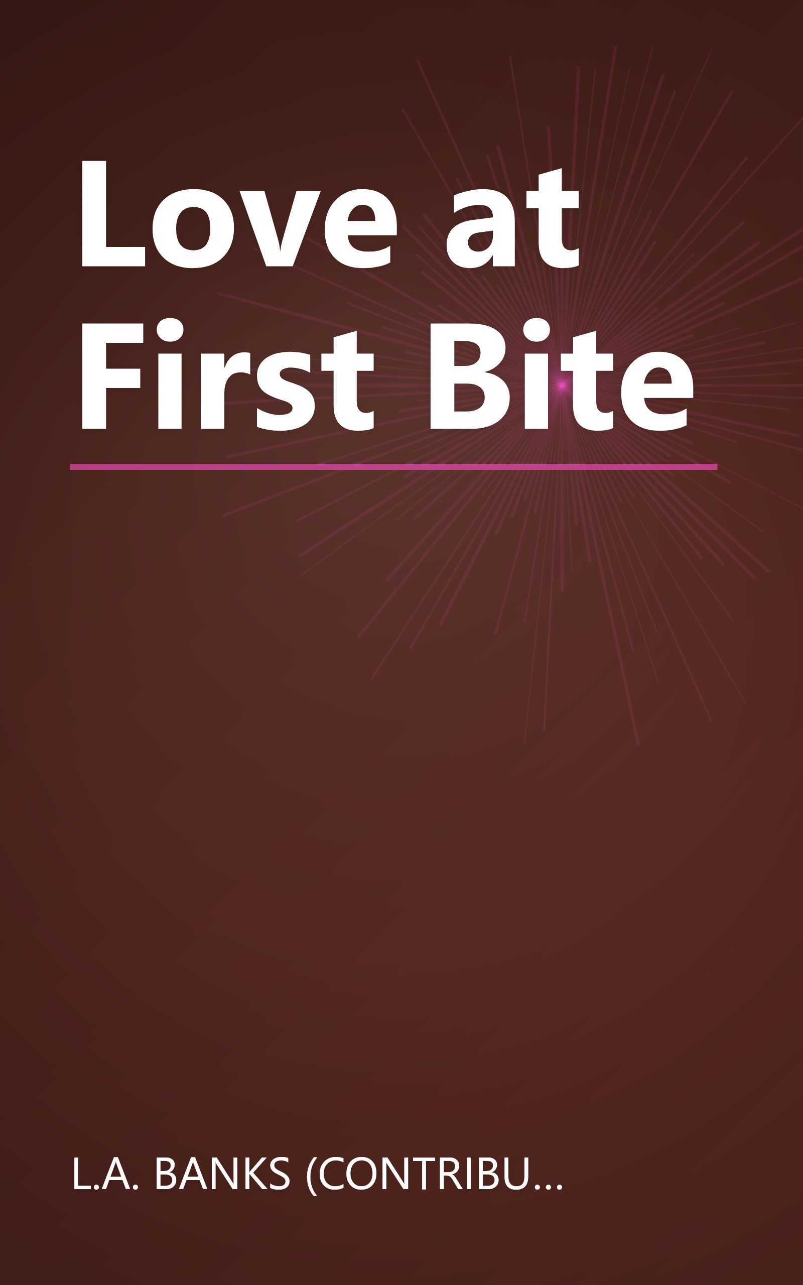 Love at First Bite book cover