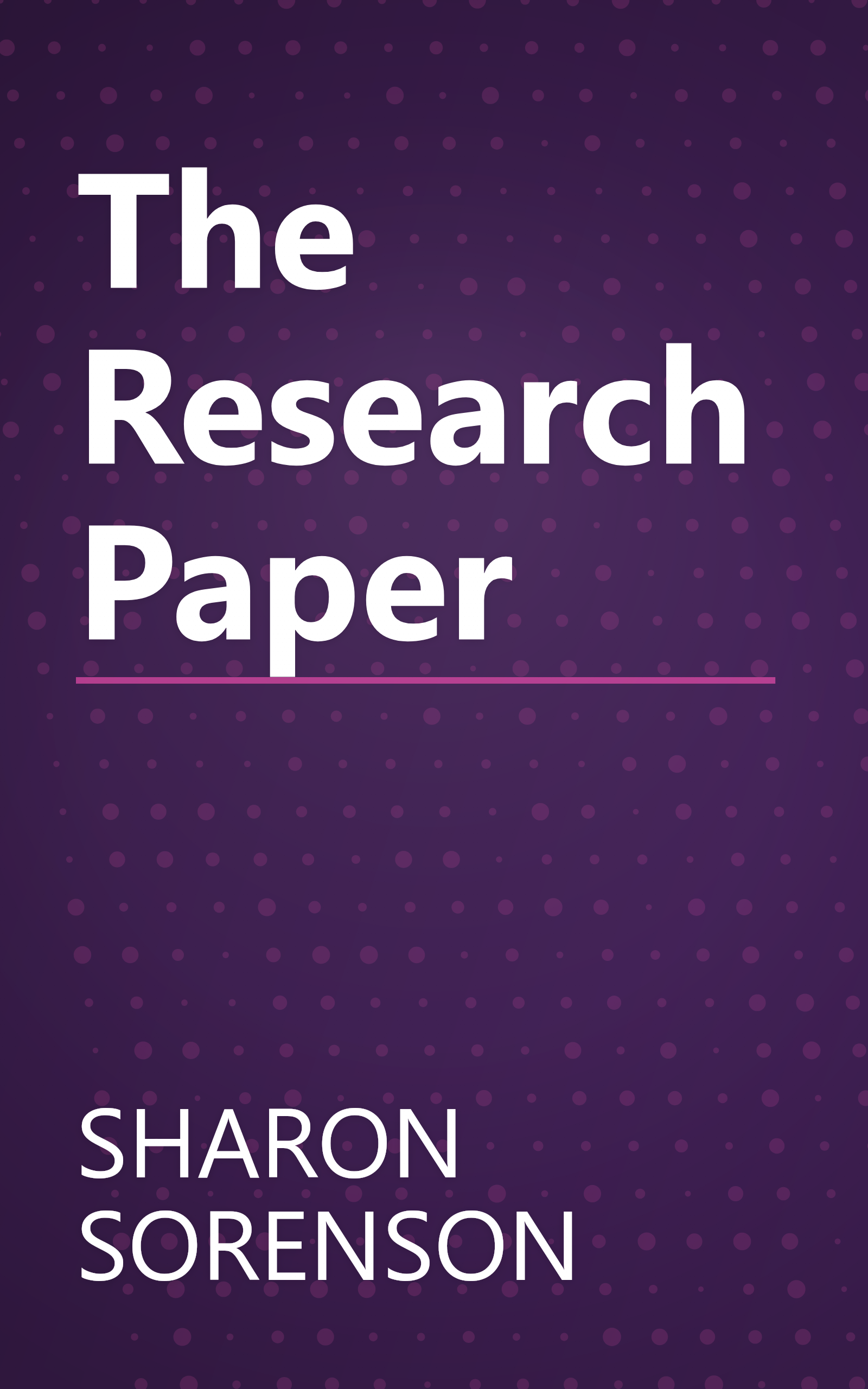 The Research Paper book cover