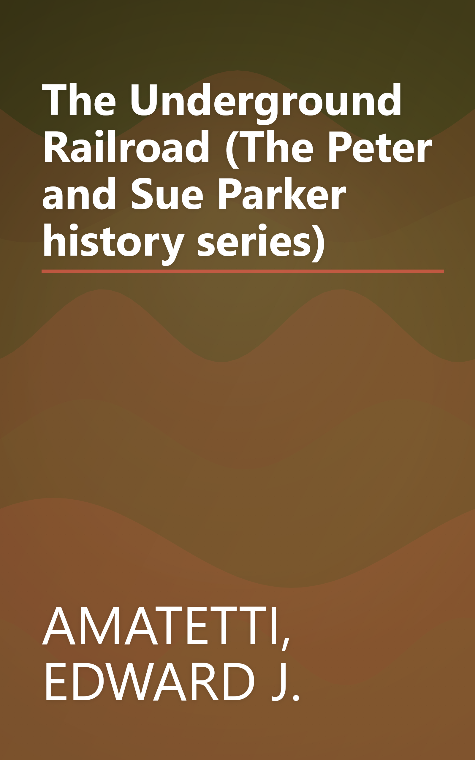 The Underground Railroad (The Peter and Sue Parker history series) book cover