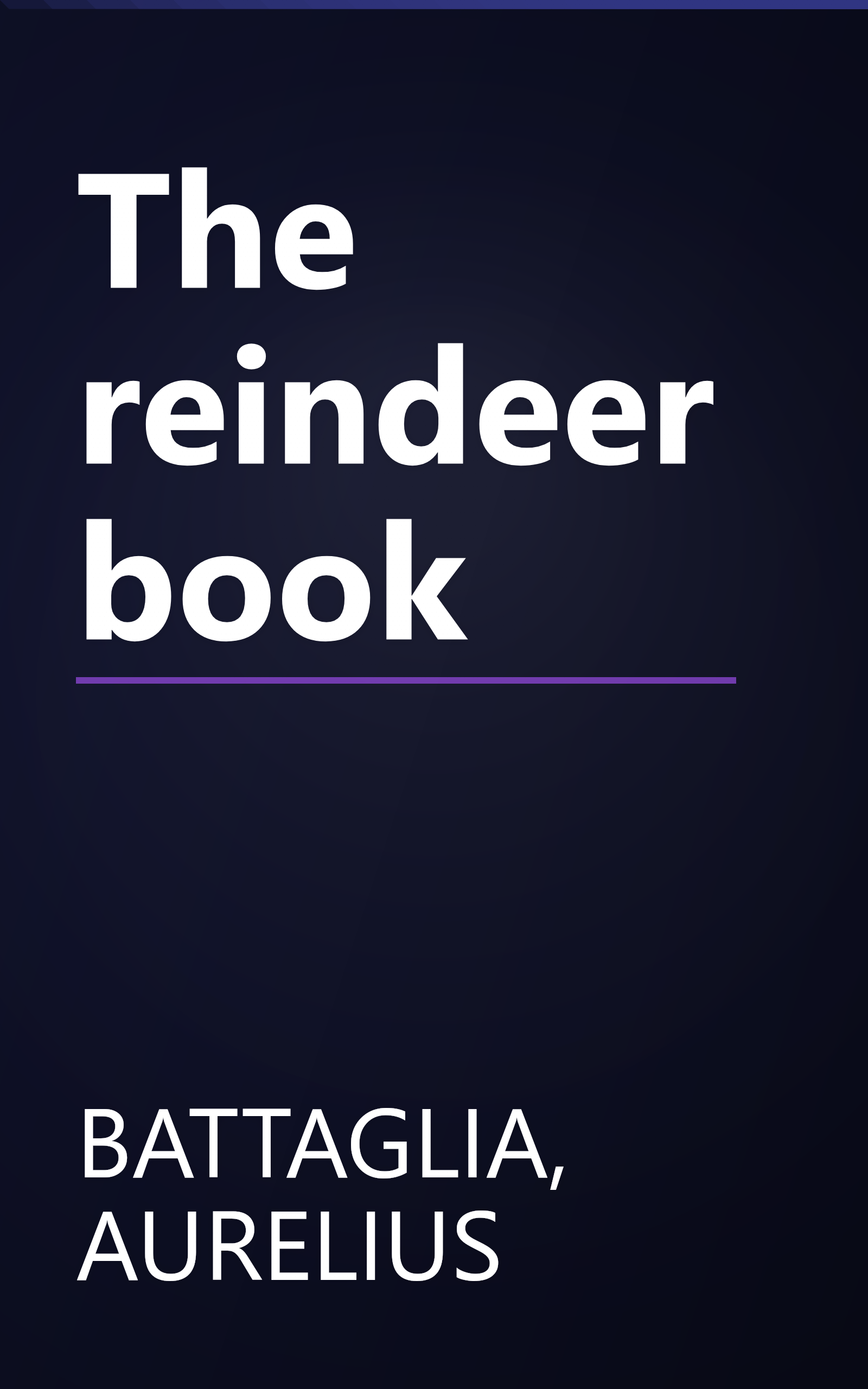 The reindeer book book cover