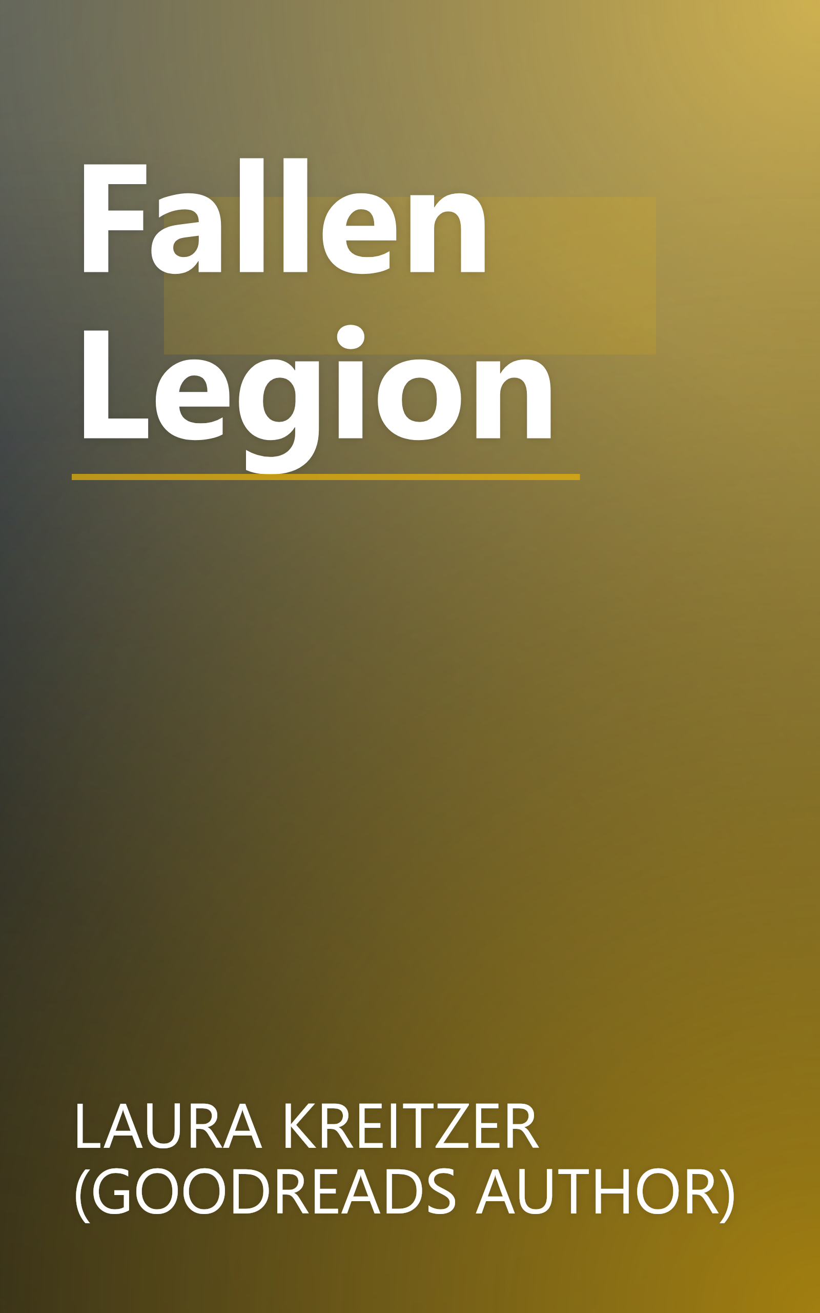 Fallen Legion book cover