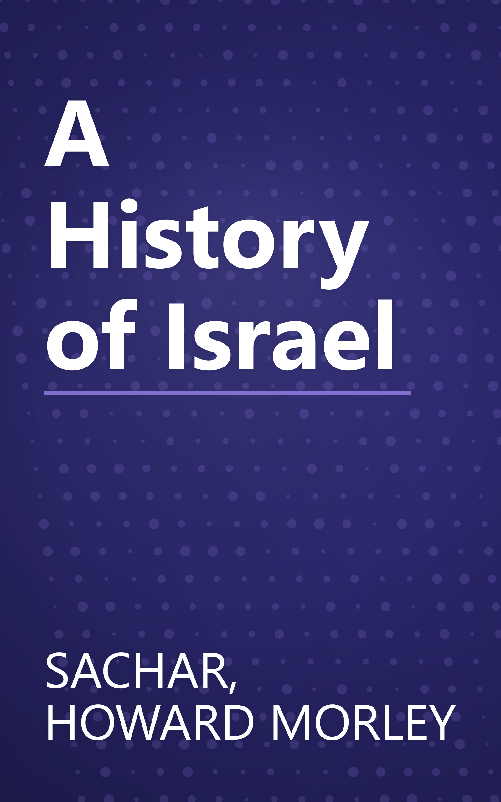 A History of Israel book cover