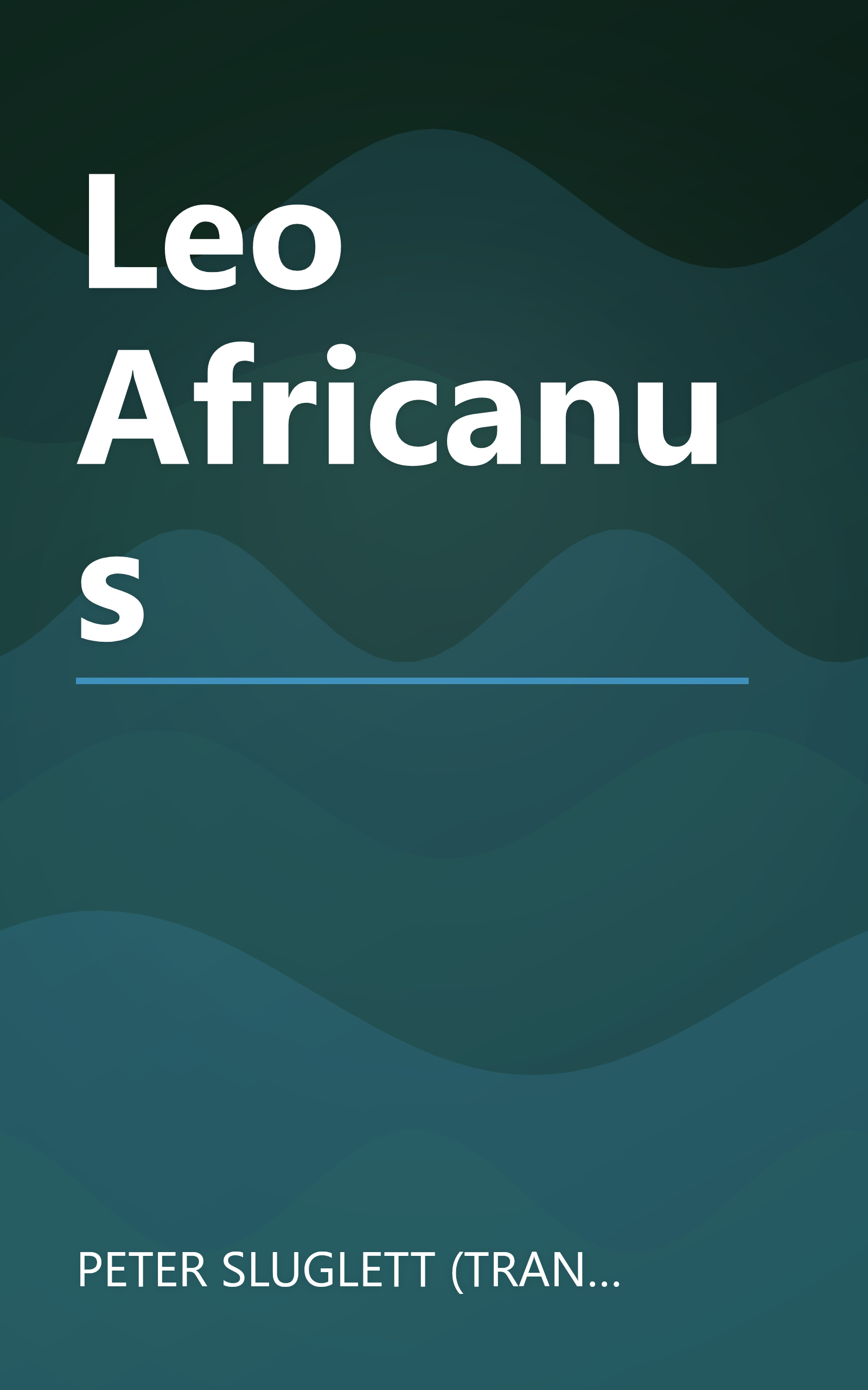 Leo Africanus book cover