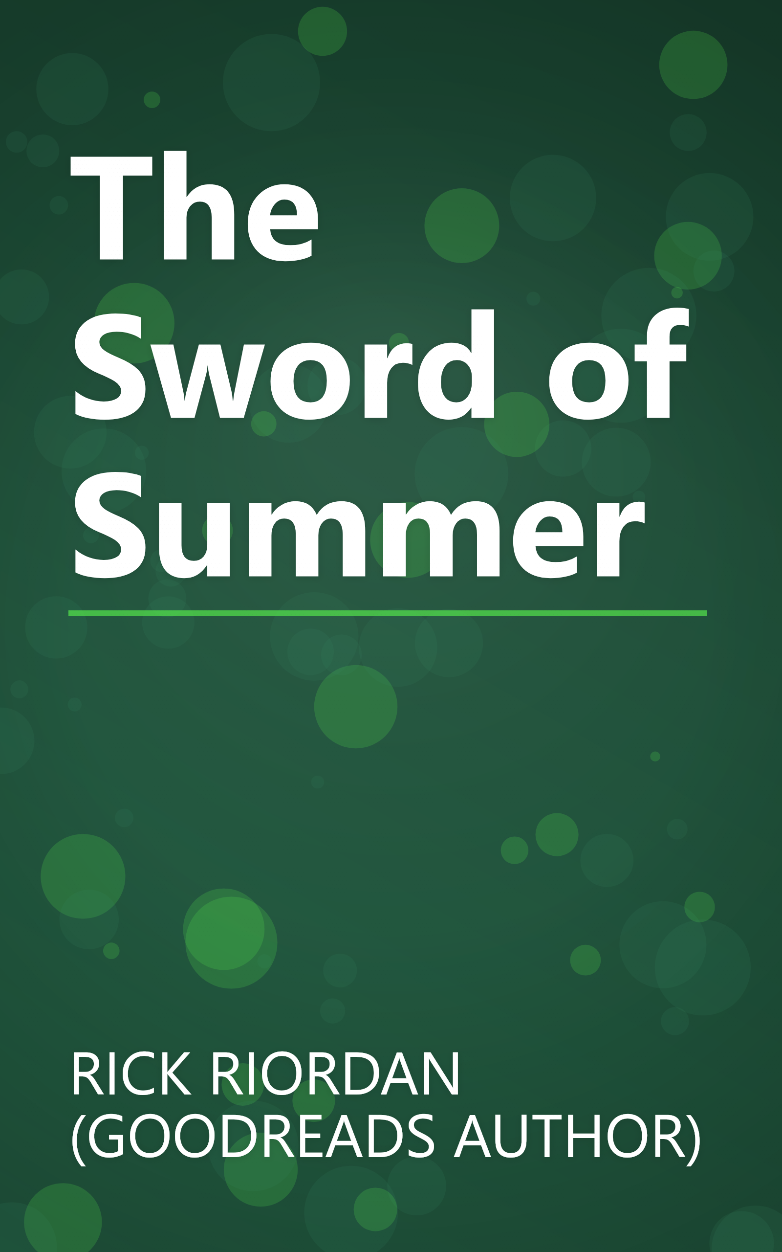 The Sword of Summer book cover