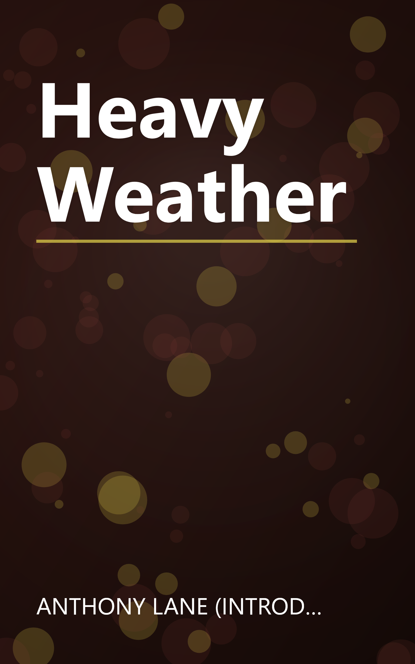 Heavy Weather book cover